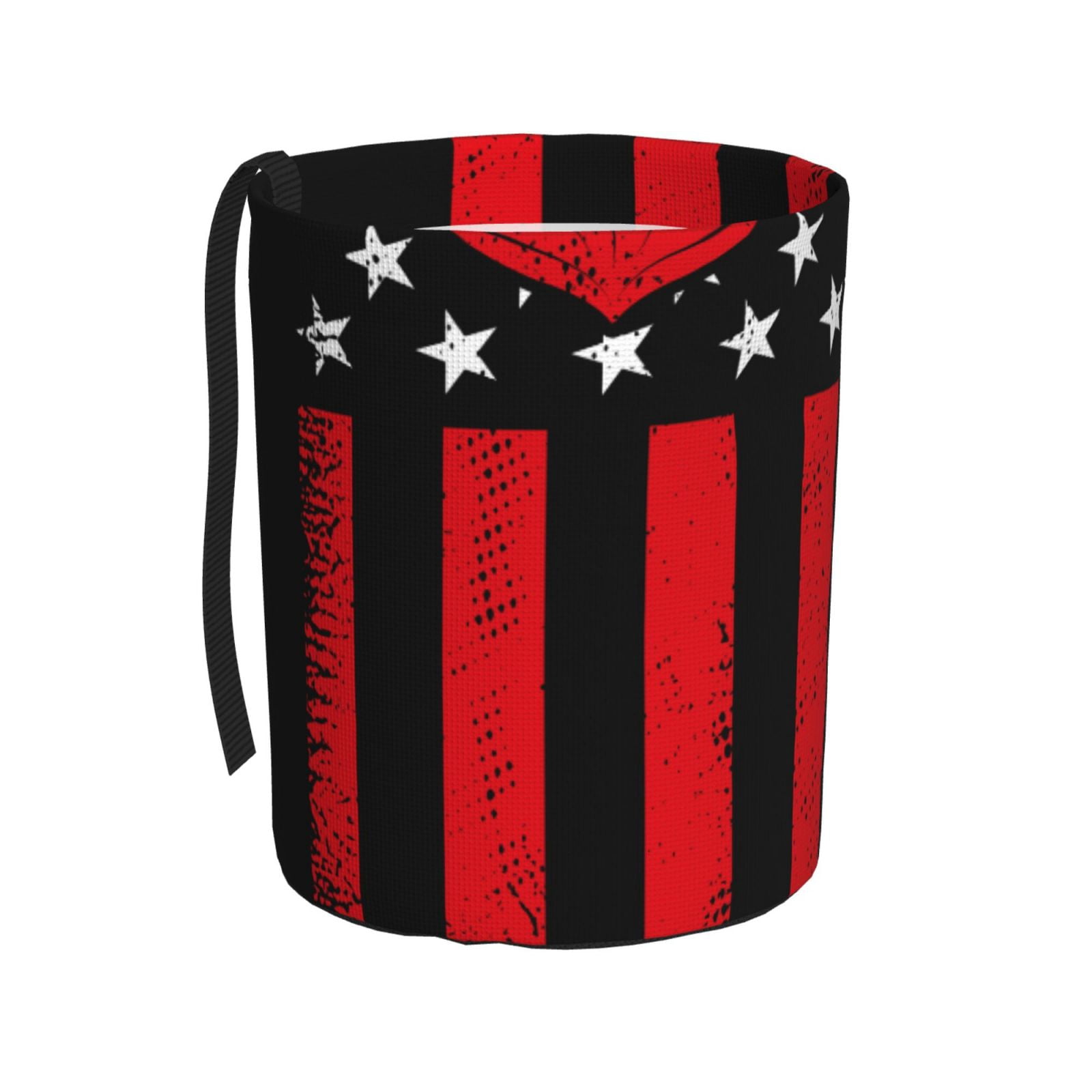 Fuzoiu Nautical American Flag Print Car Trash Can,Leakproof Car Trash ...