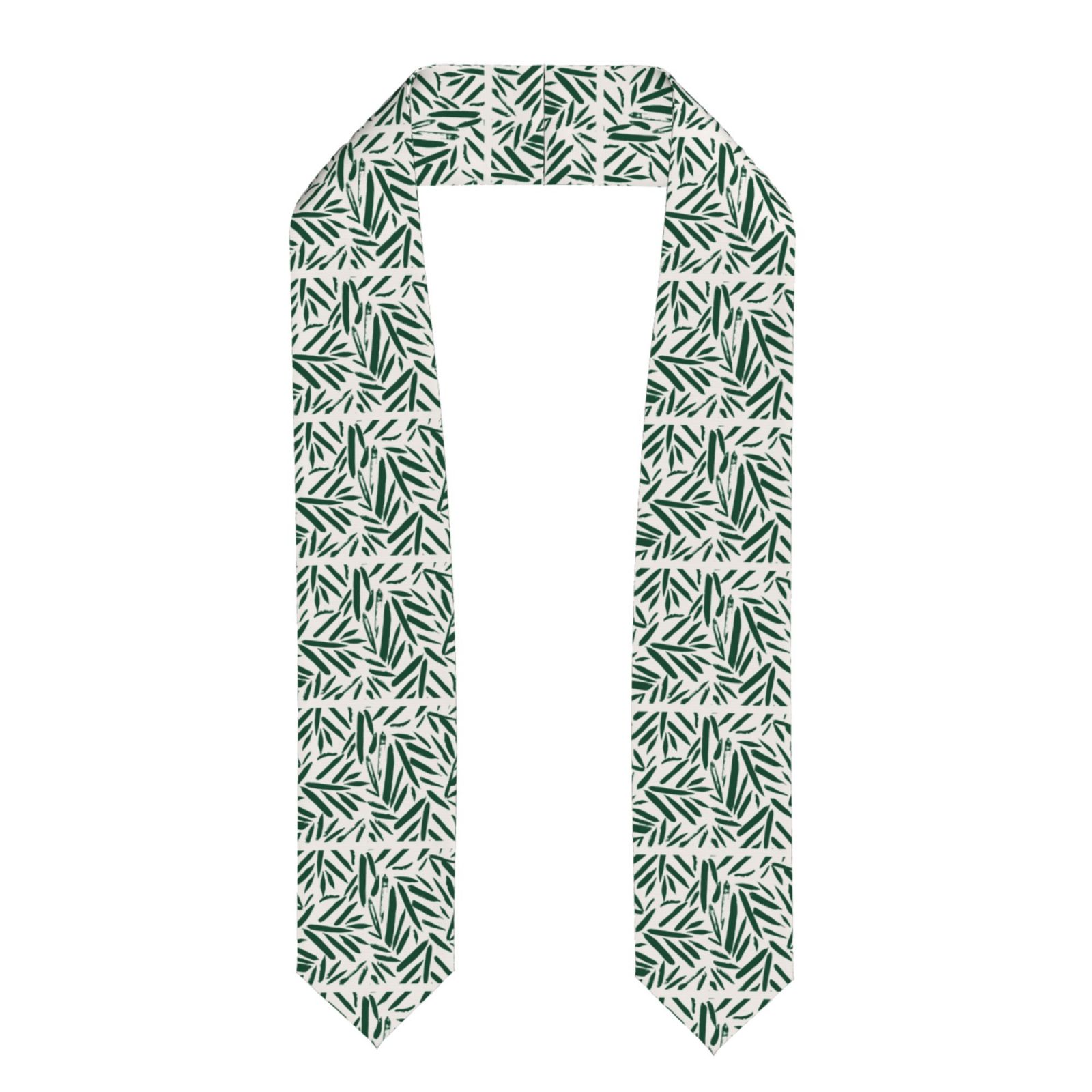 Fuzoiu Palm Branch With Leaves Print Graduation Sash,Graduation Stole ...