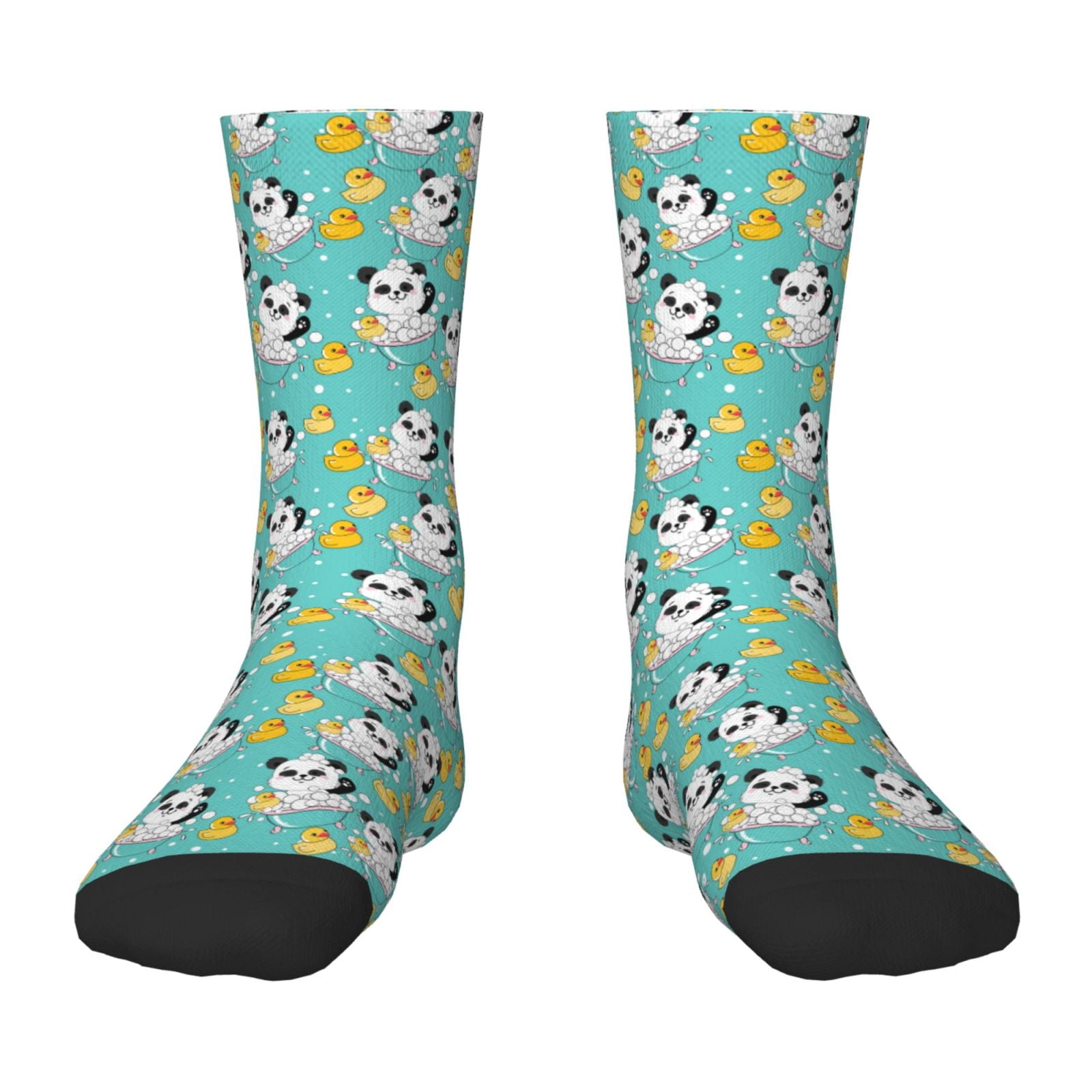 Fuzoiu Panda Bathing In The Bath Print Kids Socks For Boys Girls,Grip ...