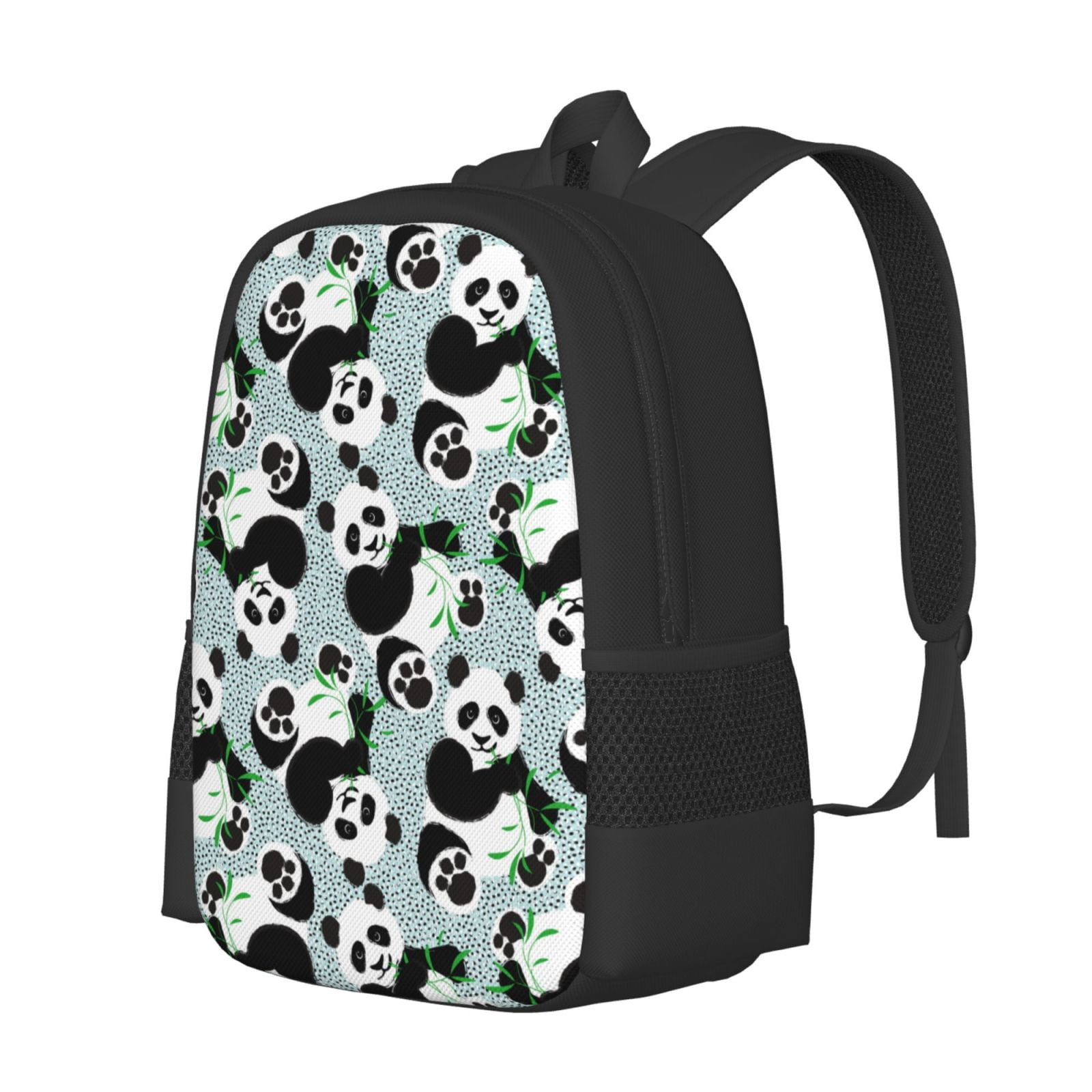 Fuzoiu Panda And Eucalyptus Print Large Capacity Backpack,Travel ...