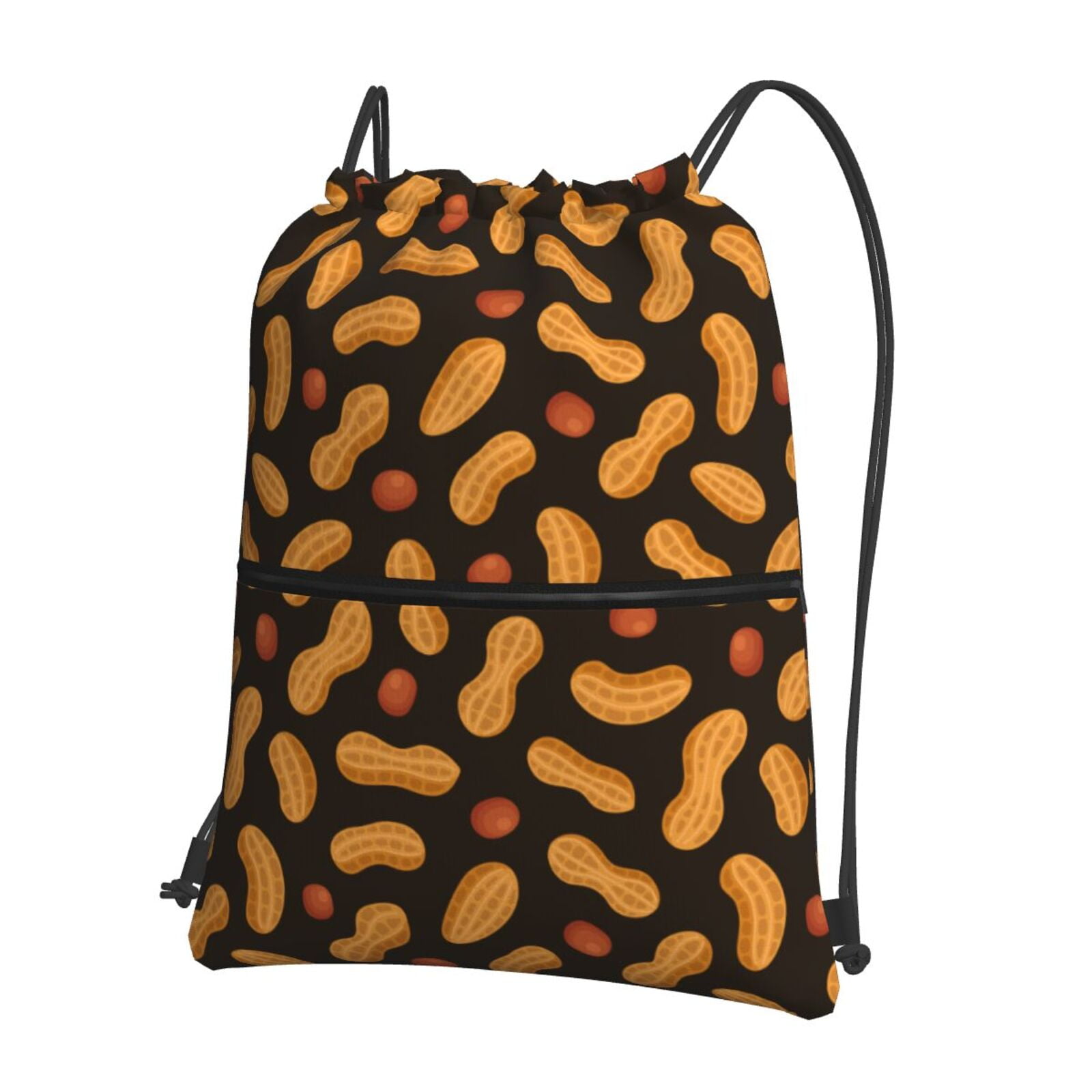 Fuzoiu Peanuts5 Print Drawstring Backpack Water Resistant String Bag ...