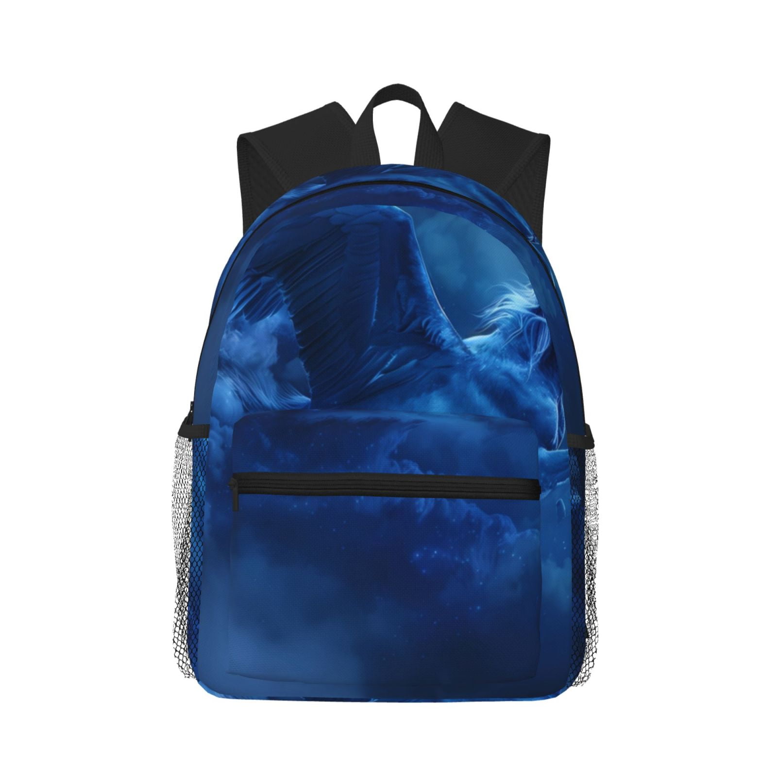 Fuzoiu Pegasus Night Sky Print School Backpack for Teens,Large Bookbag ...