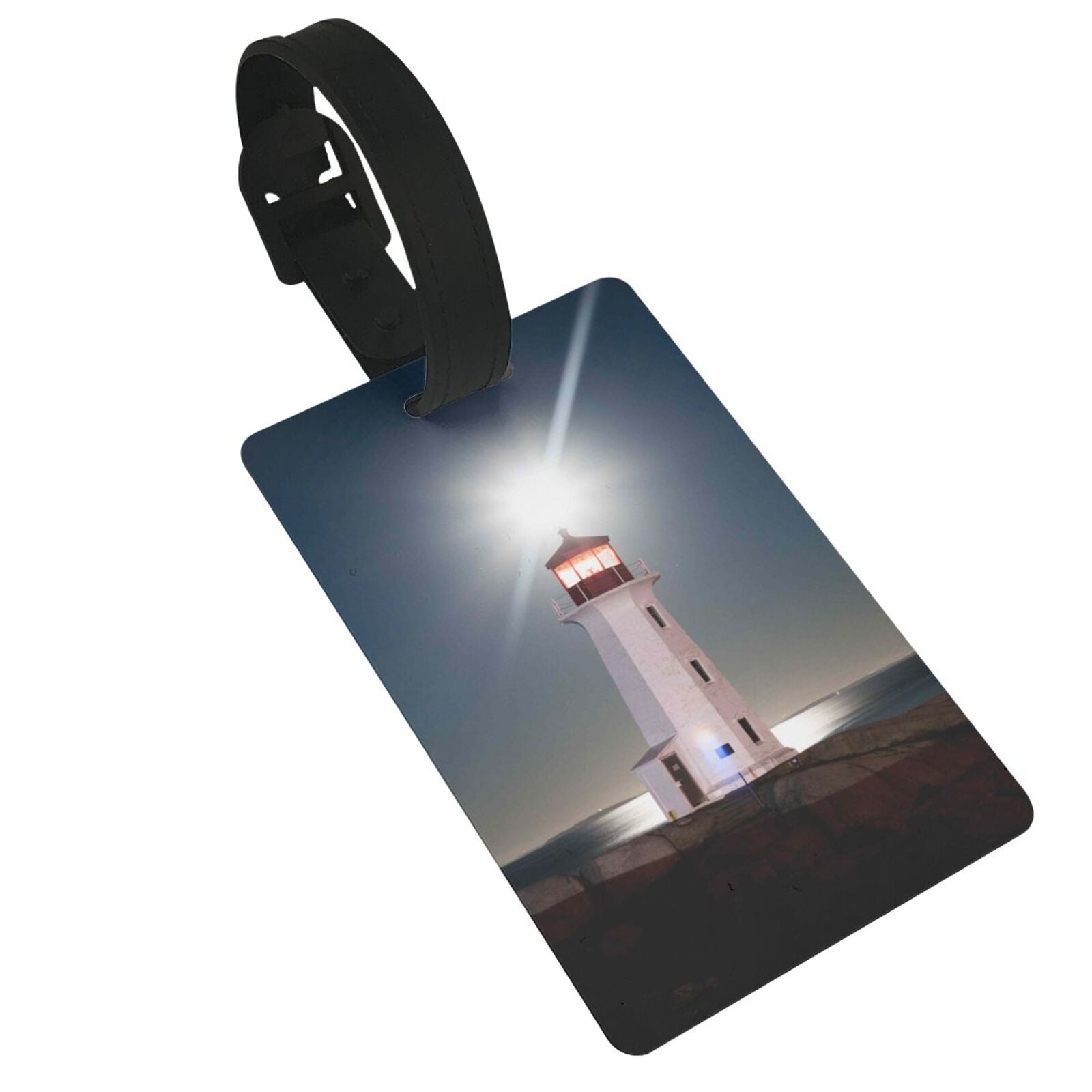 Fuzoiu Peggy's Cove Lighthouse Print Luggage Tag for Suitcases with ...