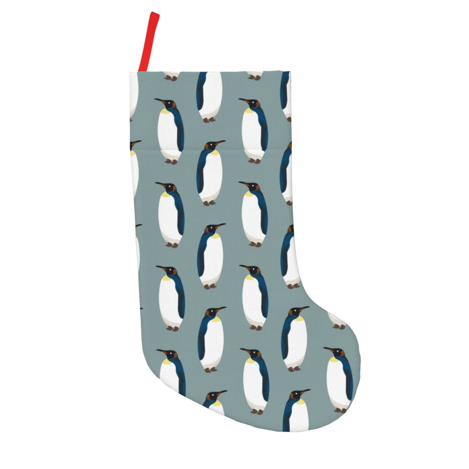 Fuzoiu Penguin Print 18 inches Christmas Stockings, Personalized ...