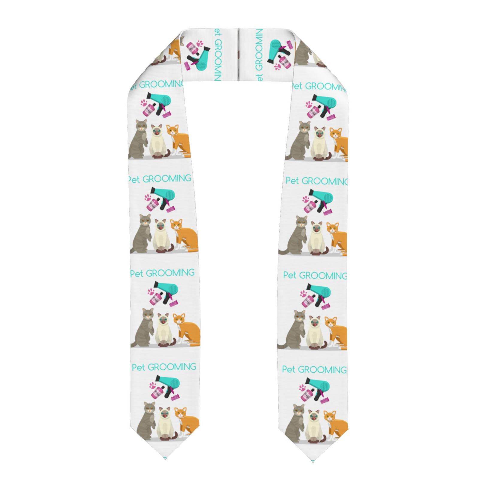 Fuzoiu Pet Care Grooming Print Graduation Sash,Graduation Stole,Unisex ...