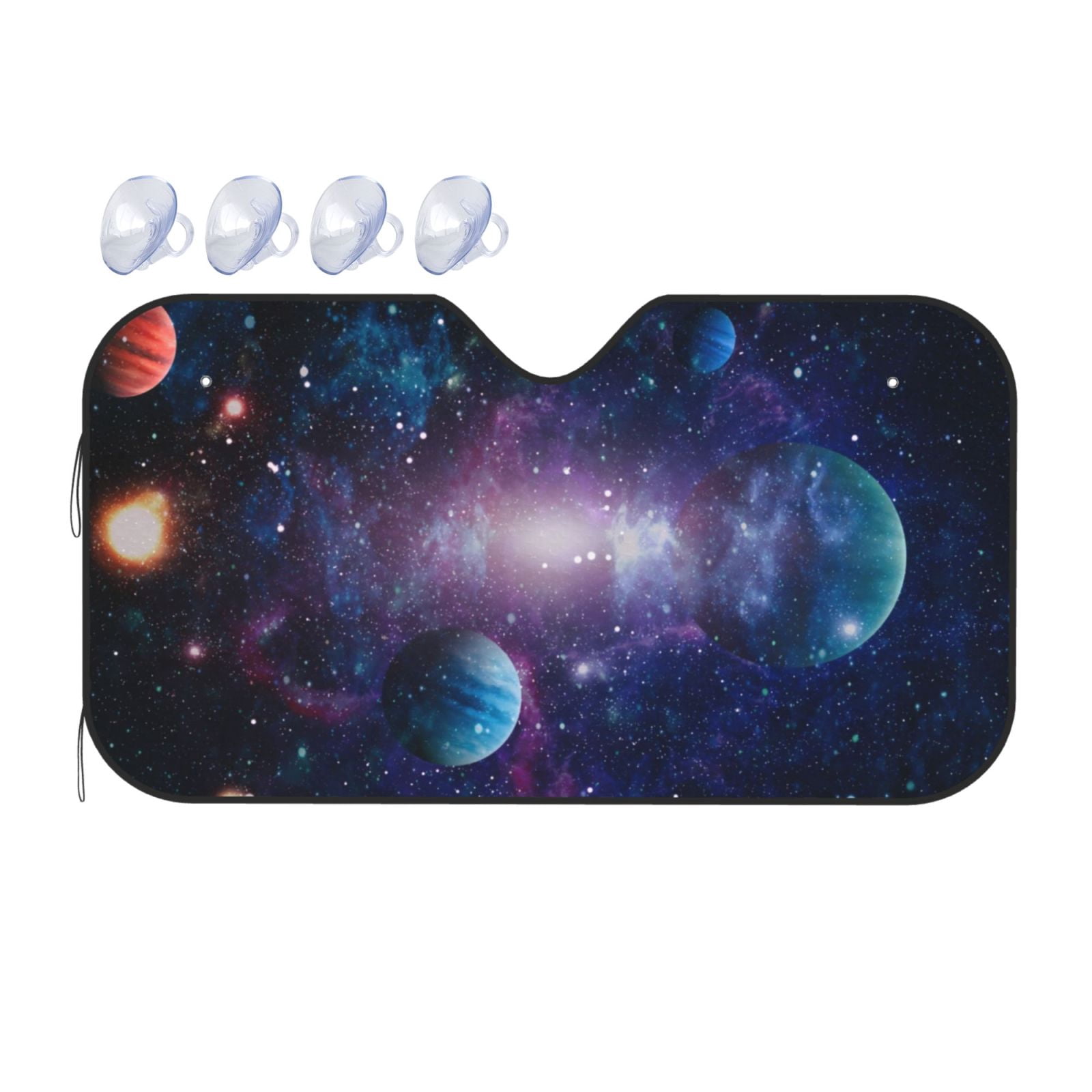 Fuzoiu Planets Stars And Galaxies1 Print Car Windshield Sunshade ...
