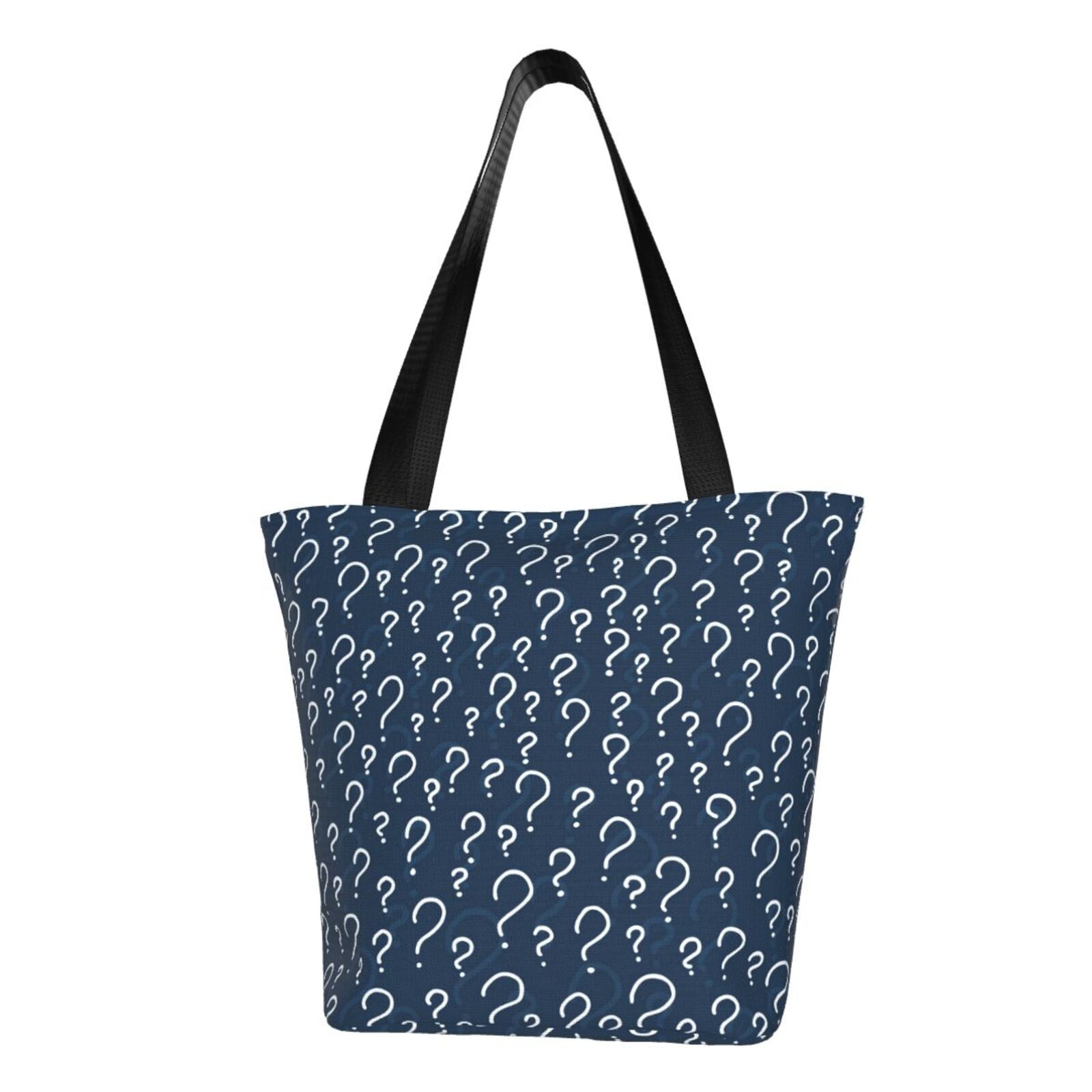 Fuzoiu Question Marks Print Large Capacity Shoulder Bag for Women,Large ...