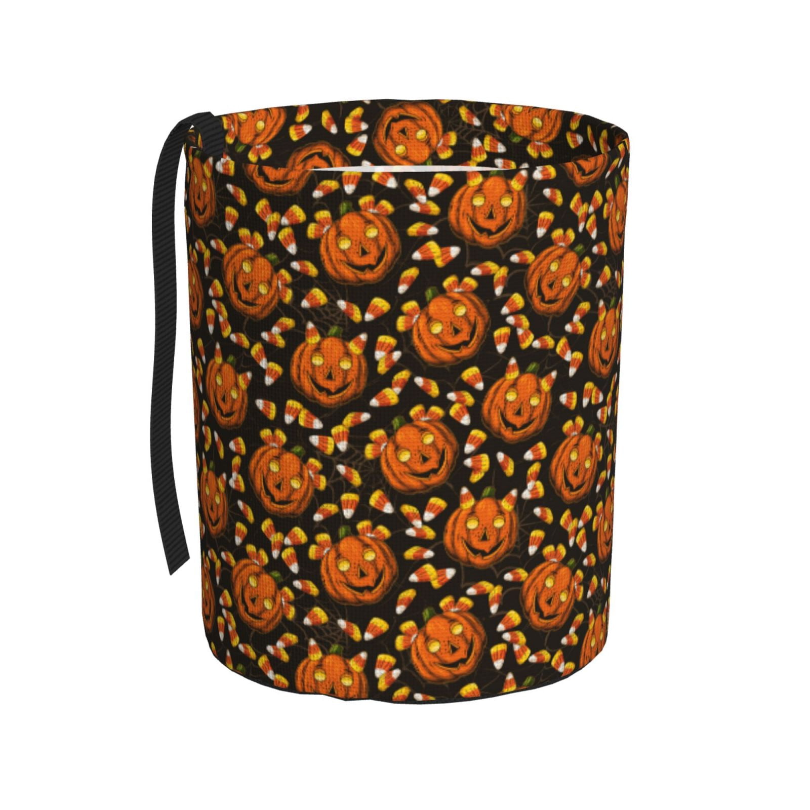 Fuzoiu Quirky Corn Pumpkin Print Car Trash Can,Leakproof Car Trash Can ...