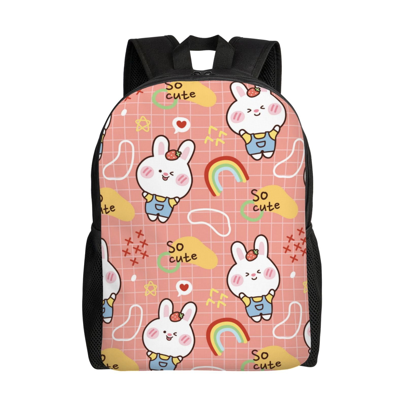 Fuzoiu Rabbit So Cute Print Laptop Backpack,Work Business Backpacks ...
