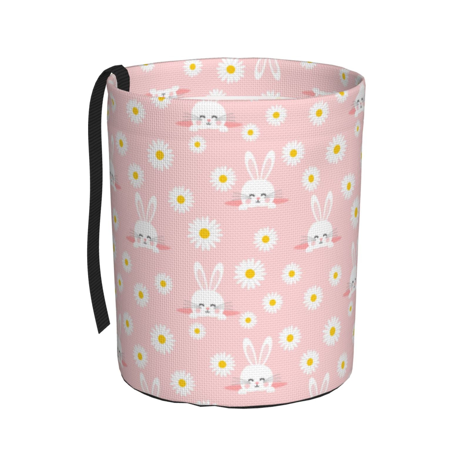 Fuzoiu Rabbit Sunflower Print Car Trash Can,Leakproof Car Trash Can ...