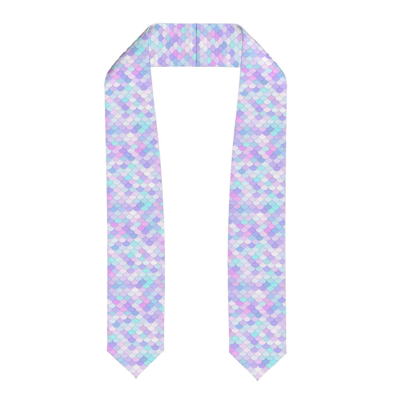 Fuzoiu Rainbow Scales Print Graduation Sash,Graduation Stole,Unisex ...