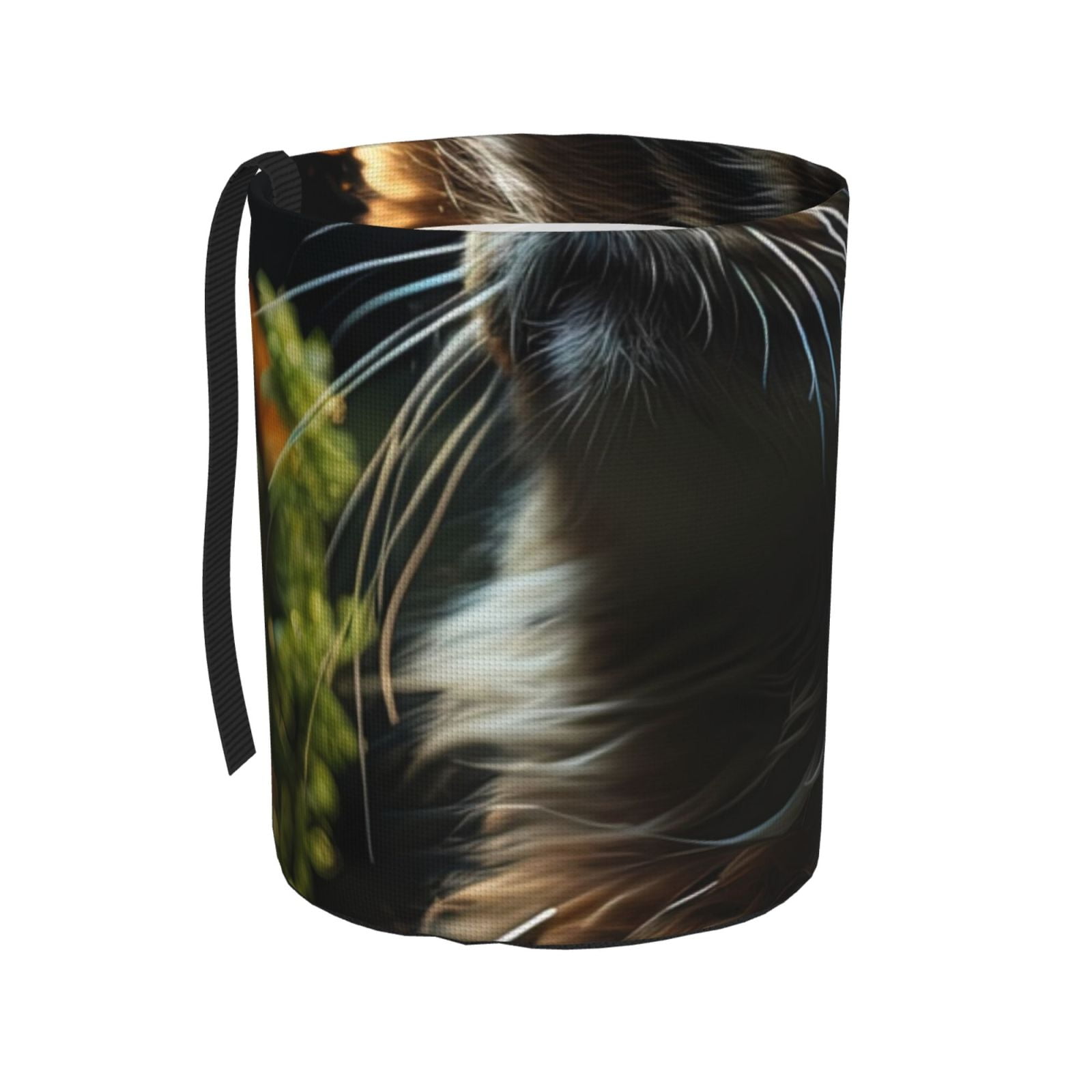 Fuzoiu Realistic Style Cute Cat Print Car Trash Can,Leakproof Car Trash ...