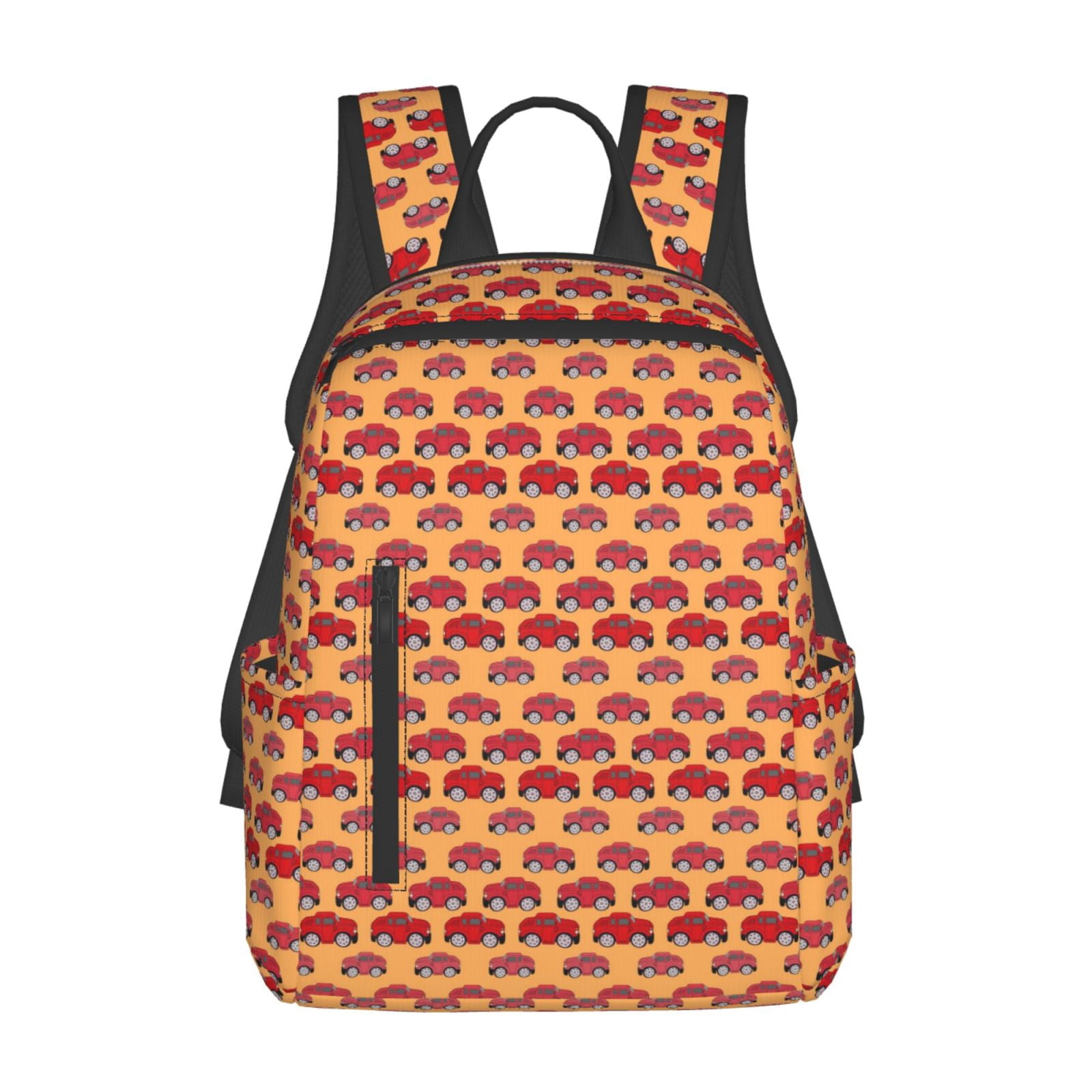Fuzoiu Red Cars Print Lightweight Daypack,Weekender Bag for Men and ...