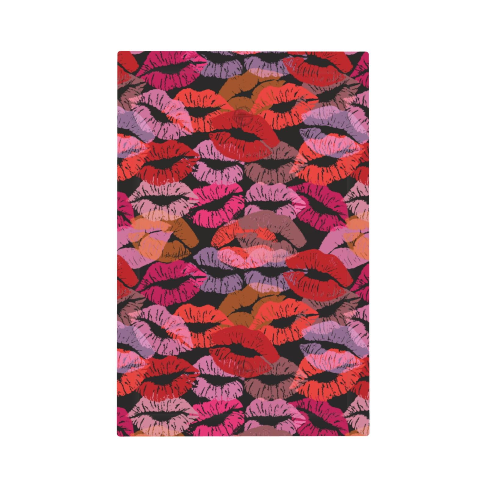 Fuzoiu Red Lips Kissing Print Single Duplex Outlet Cover Plate, Light ...