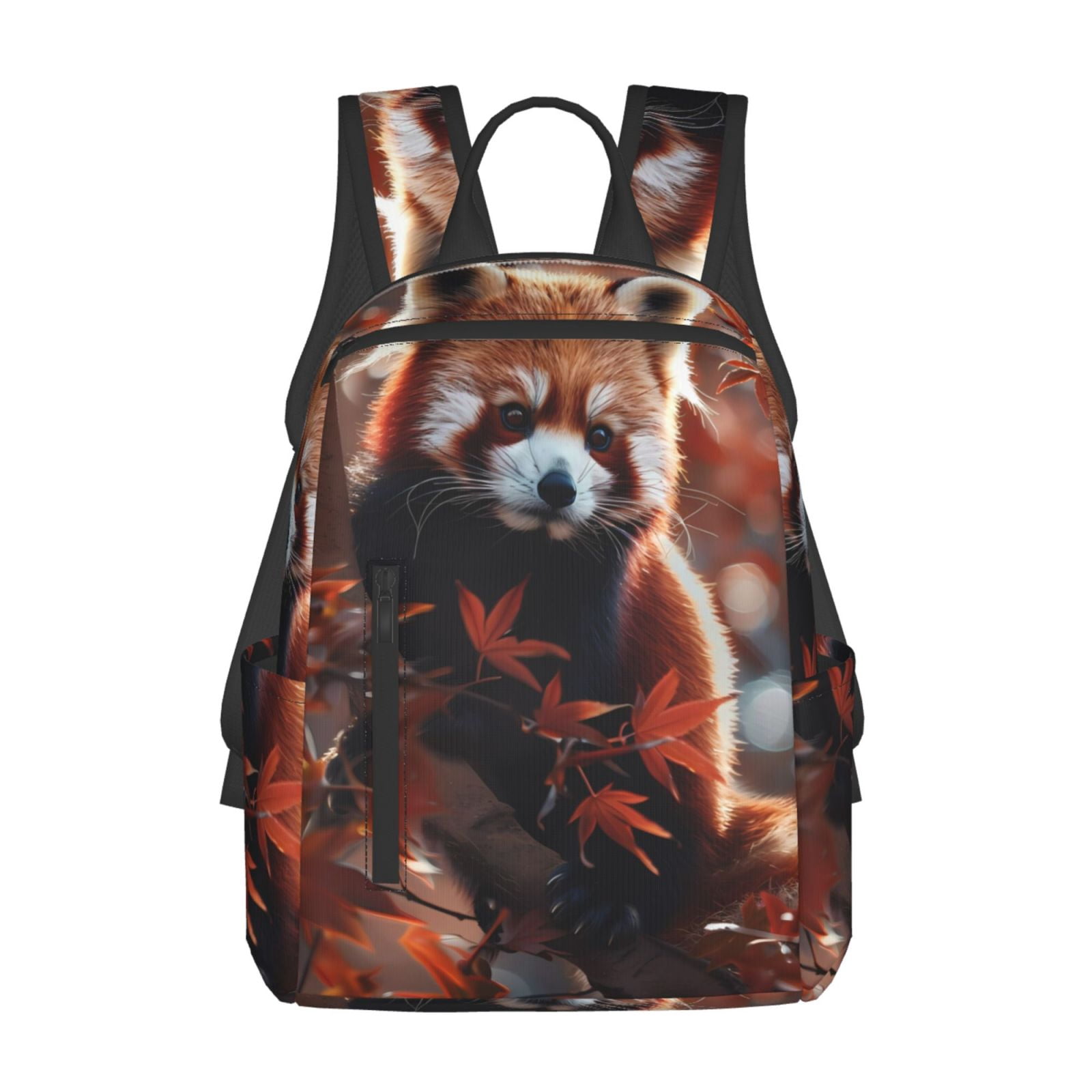 Fuzoiu Red Panda Autumn Branches Print Lightweight Daypack,Weekender ...