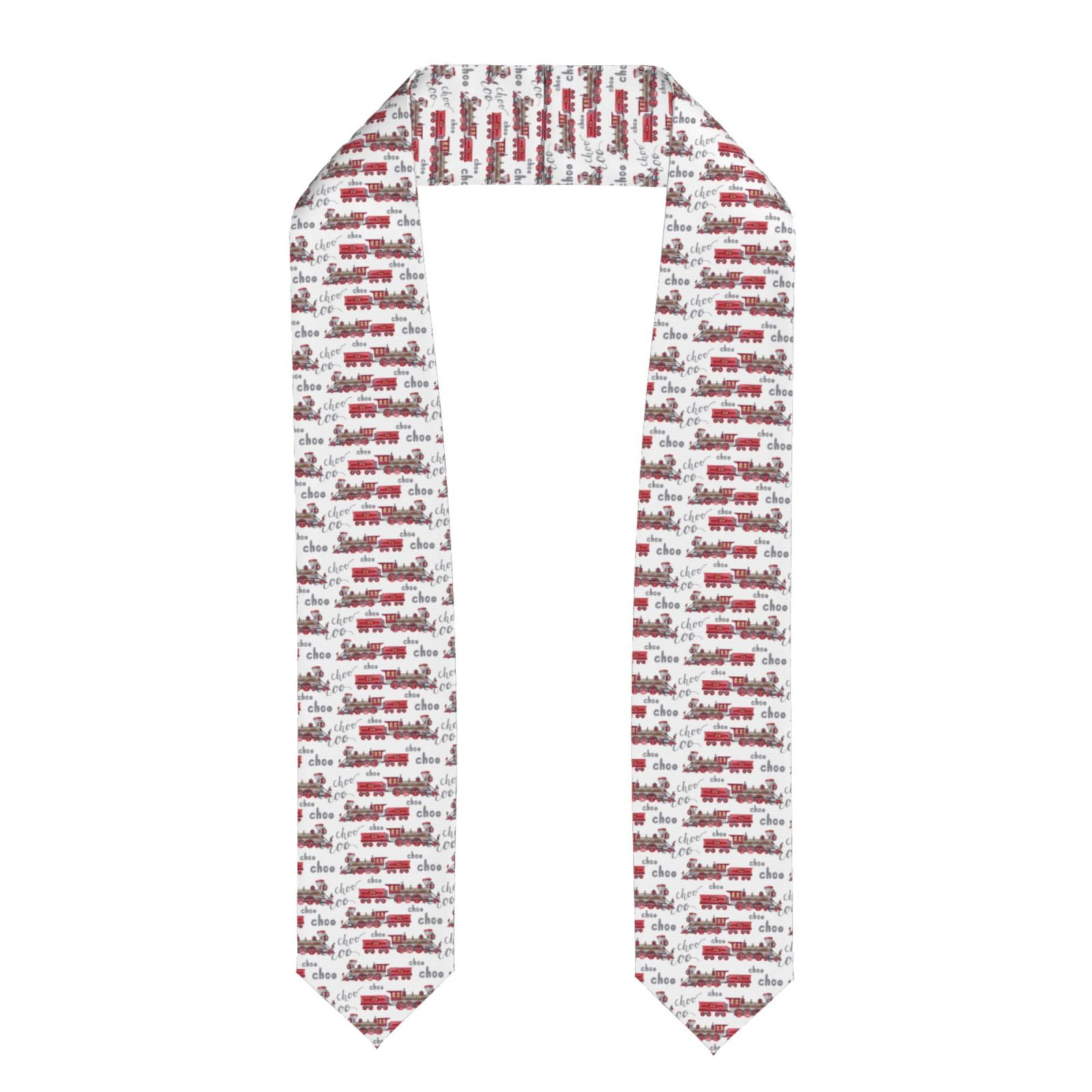 Fuzoiu Retro Train Print Graduation Sash,Graduation Stole,Unisex Adult ...