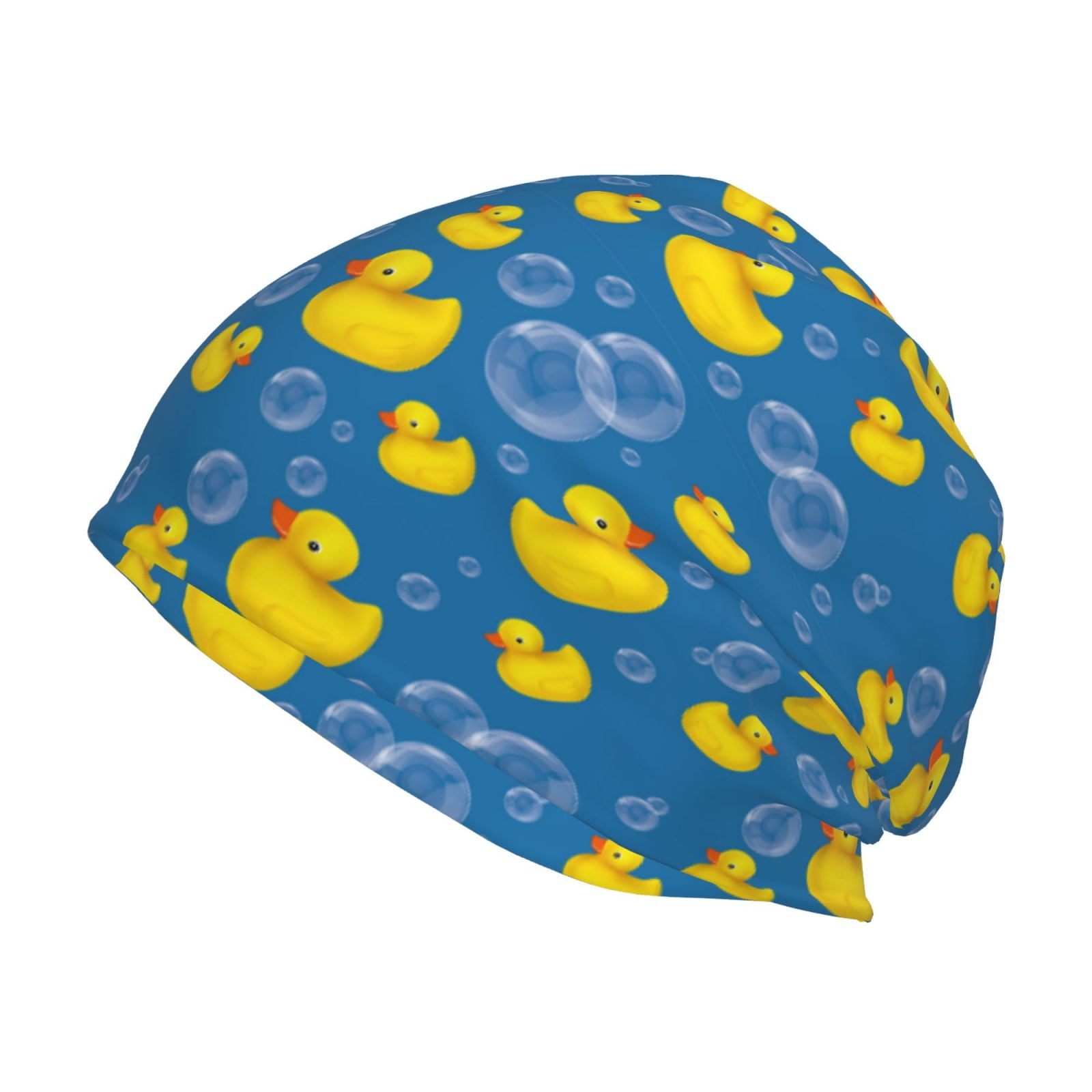 Fuzoiu Rubber Duck Print Winter Beanie Hat for Men & Women,Warm Knit ...