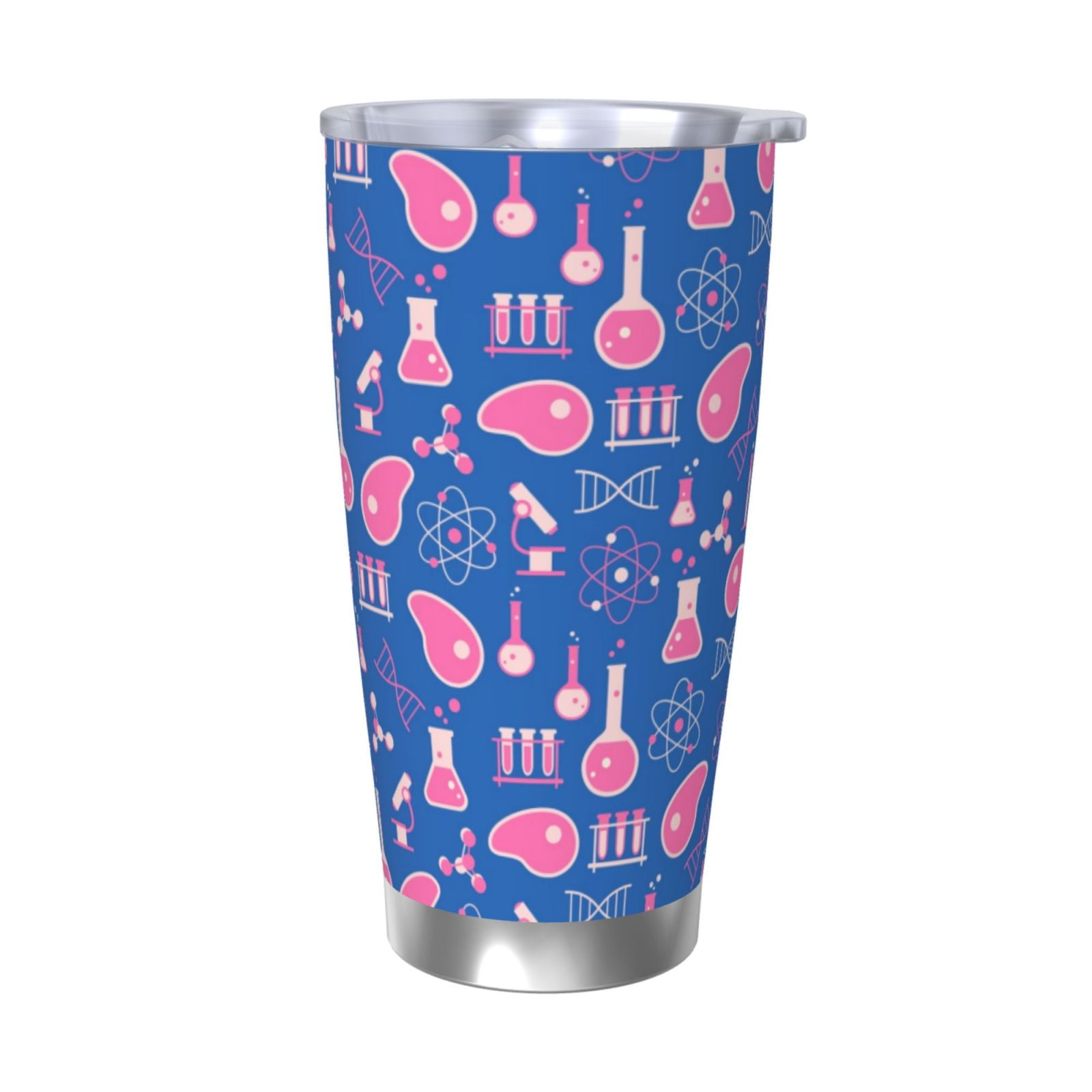 Fuzoiu Science Experiment Print 20oz Tumbler, Stainless Steel Vacuum ...