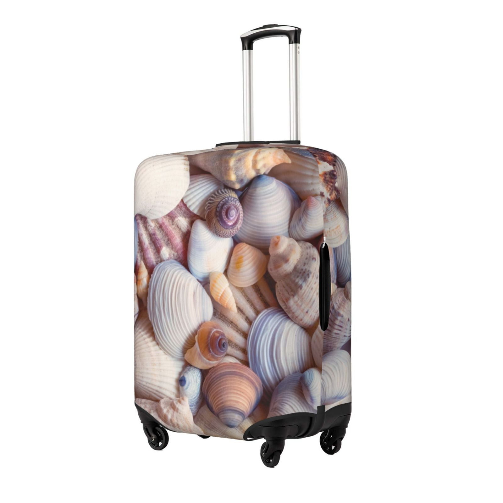 Fuzoiu Sea Shells Print Suitcase Cover,Washable Luggage Covers for ...