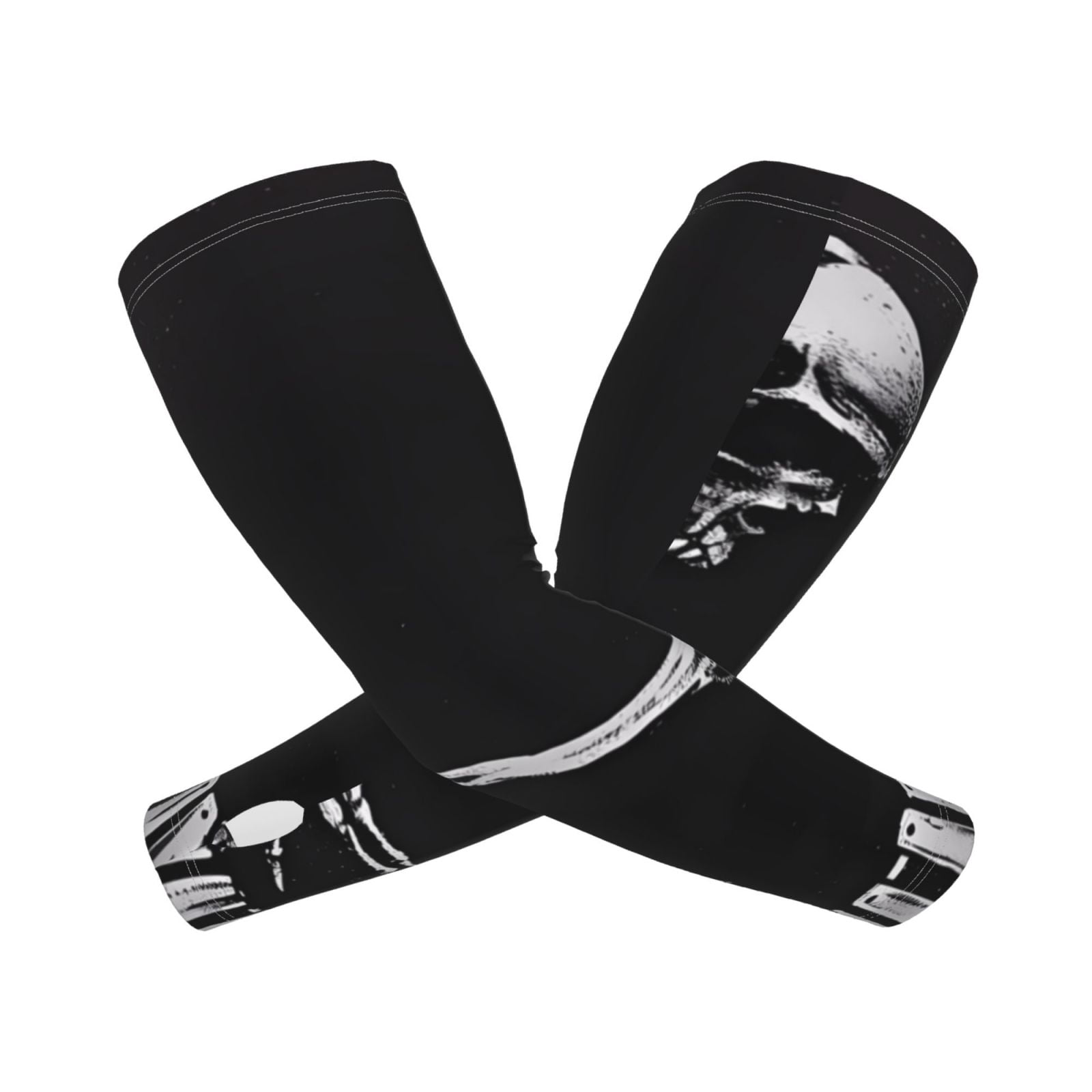 Fuzoiu Skeleton Playing Xylophone Print Cooling Sleeves for Sun ...