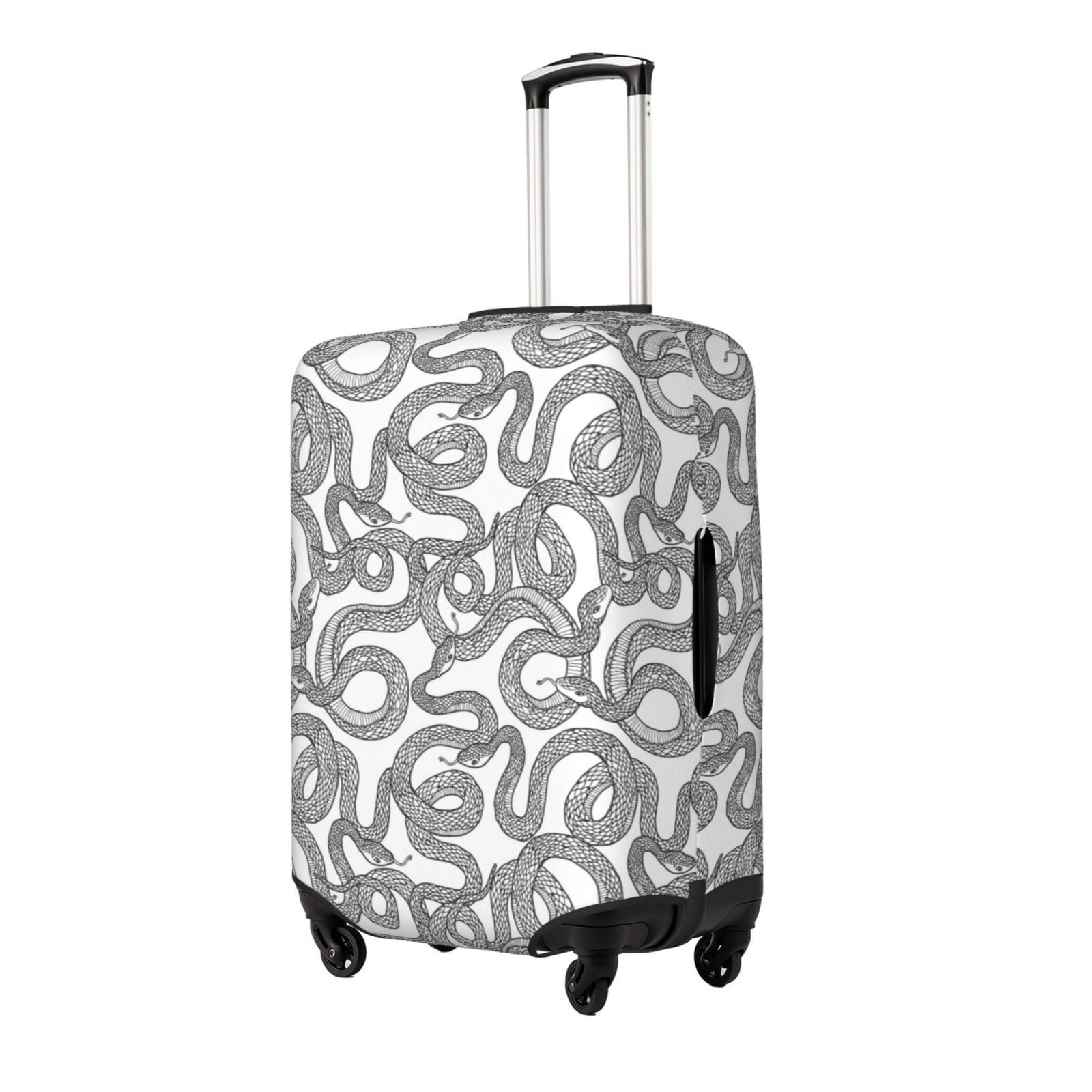 Fuzoiu Snake Print Suitcase Cover,Washable Luggage Covers for Suitcase ...