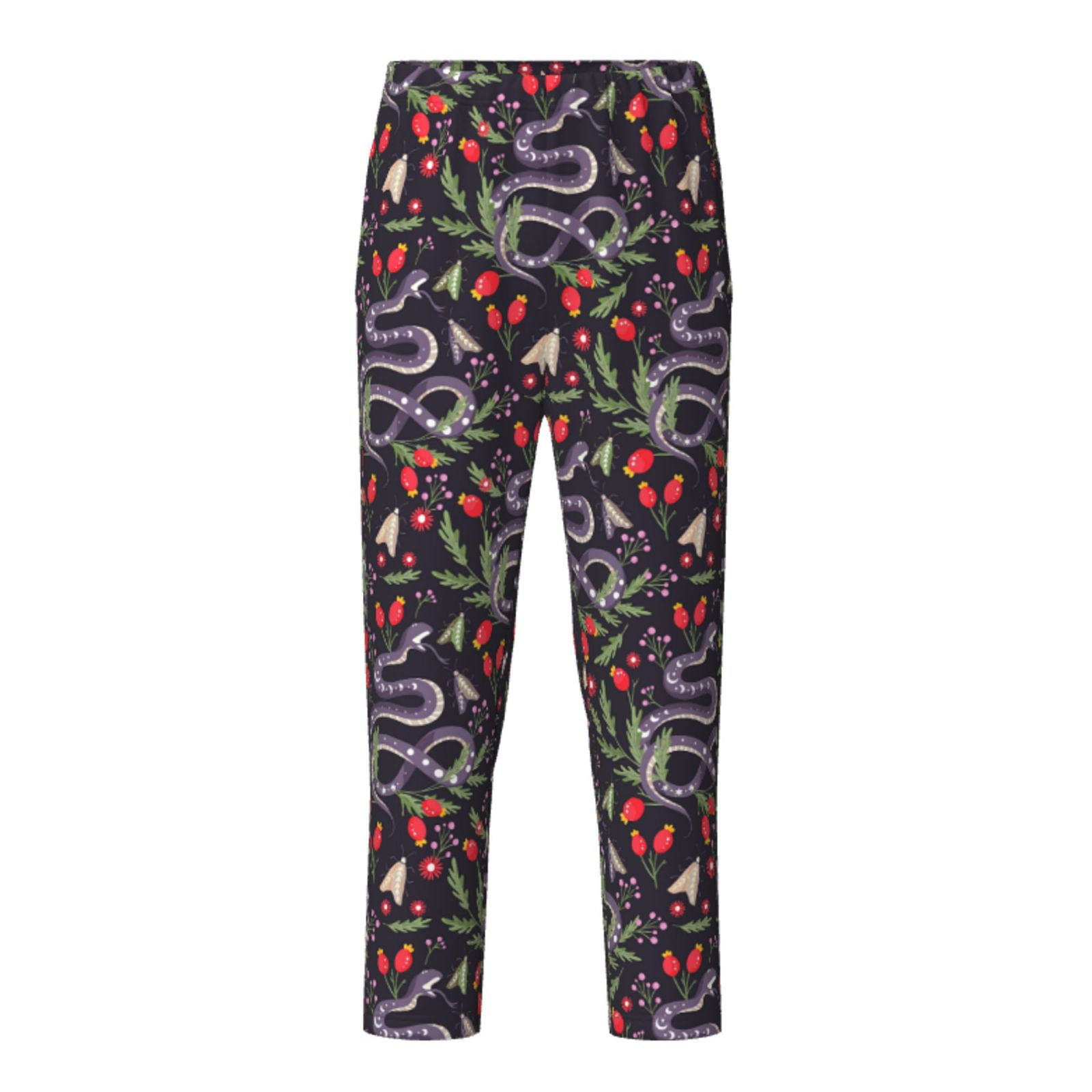 Fuzoiu Snakes And Snake Fruit Print Teenagers' Pajama Pants,Lounge ...