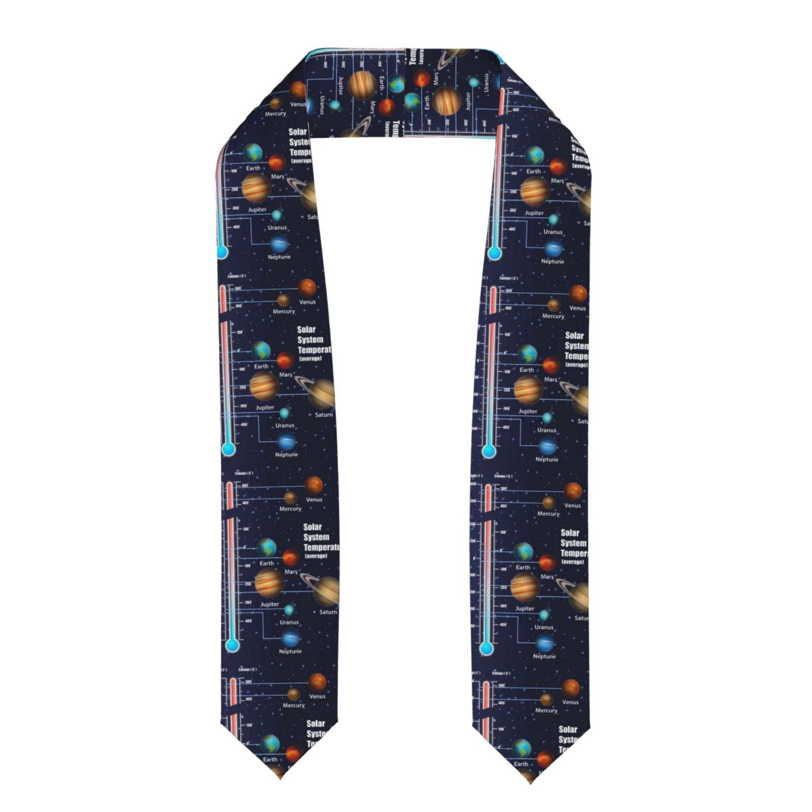Fuzoiu Solar System Print Graduation Sash,Graduation Stole,Unisex Adult ...