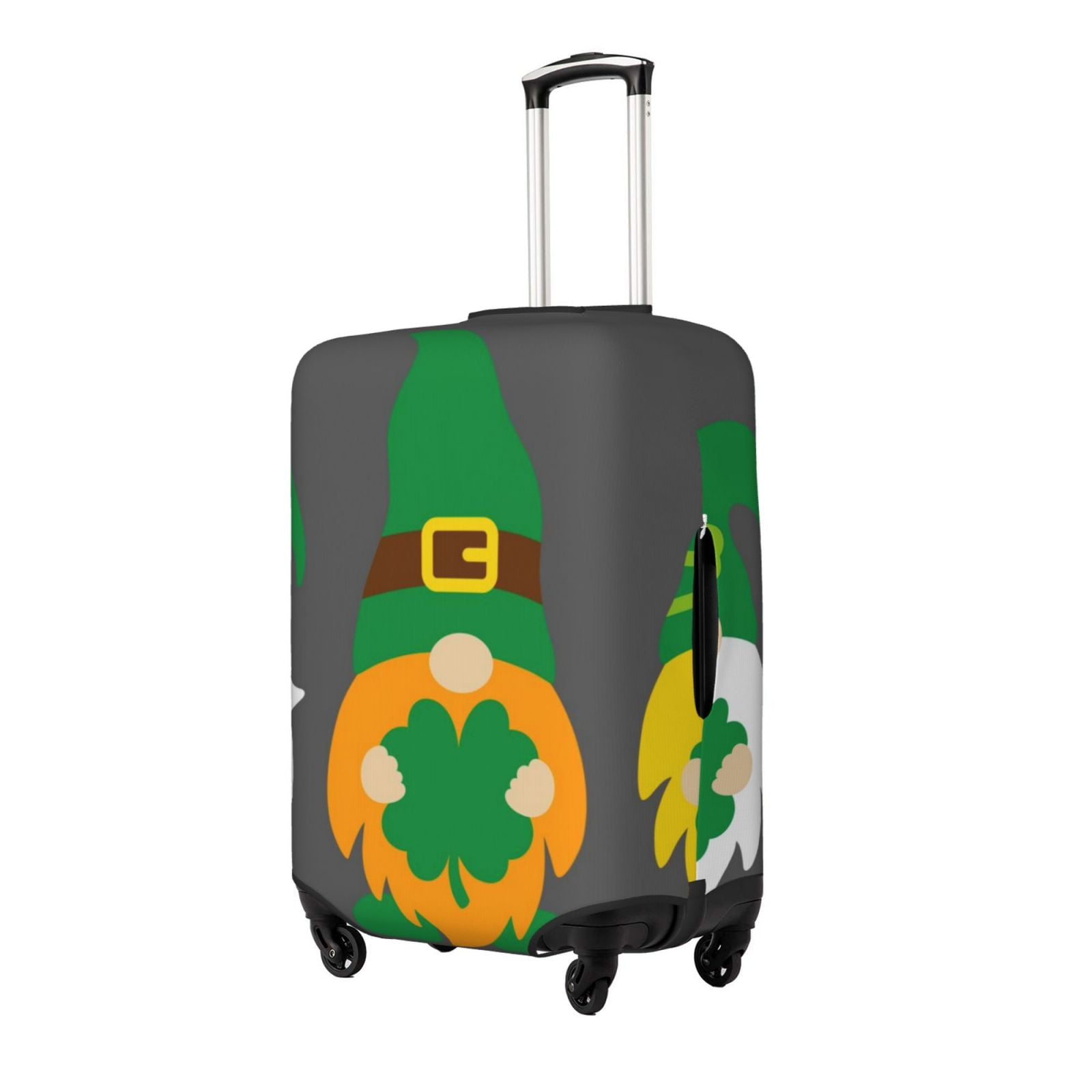 Fuzoiu Spring St Patrick’S Day Irish Gnomes Print Suitcase Cover ...