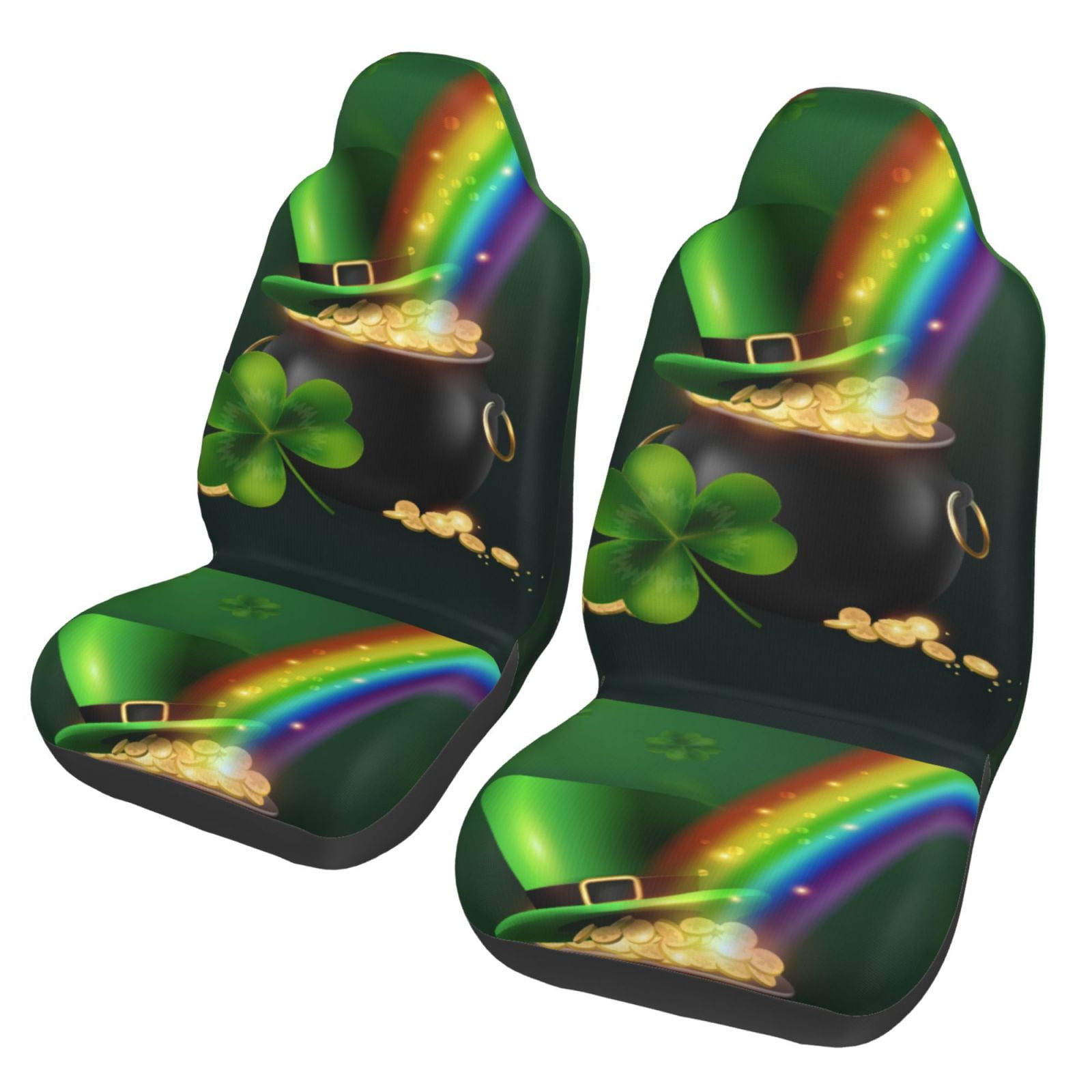Fuzoiu St. Patrick's Day4 Print Seat Covers Set, Car Seat Covers Front ...