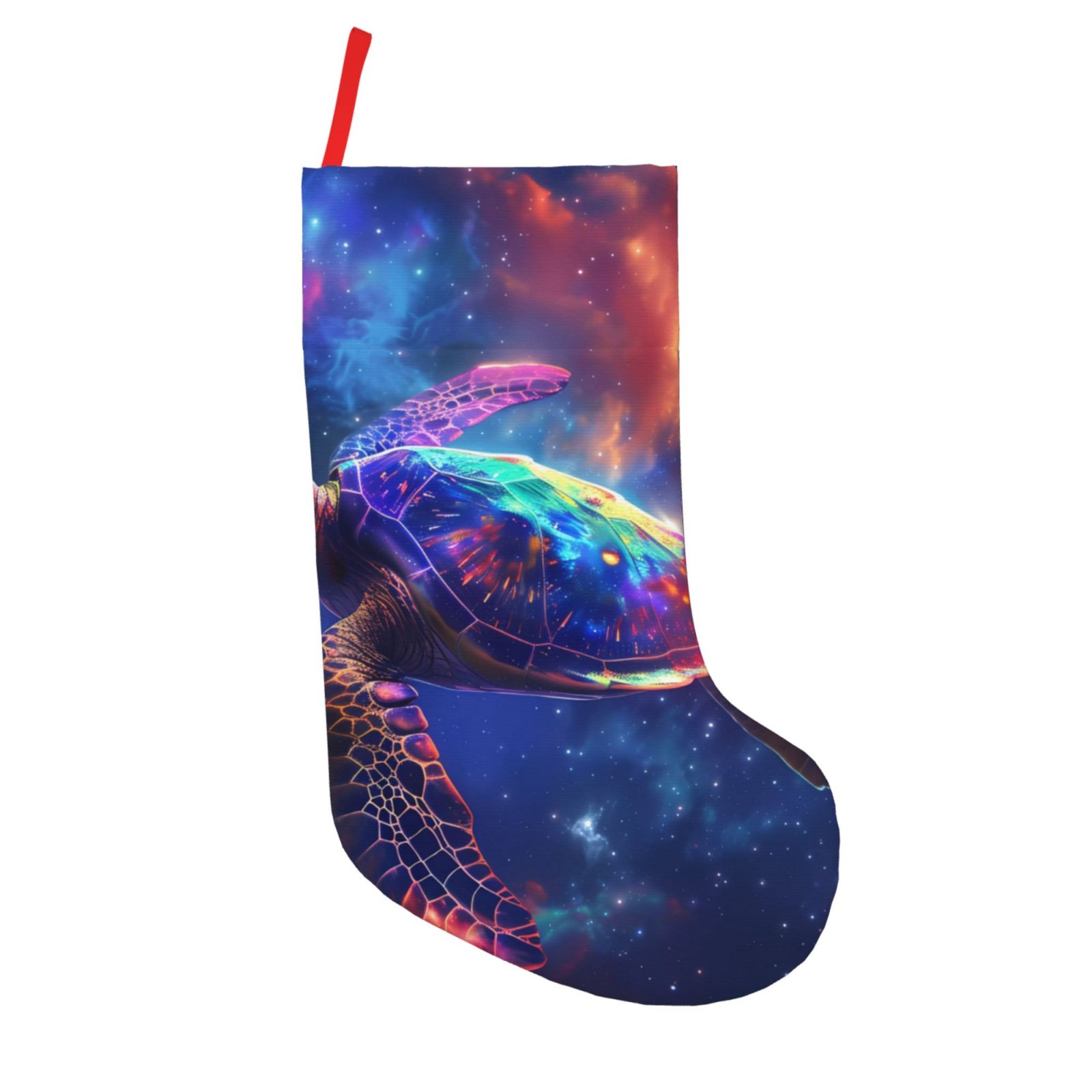 Fuzoiu Starry Sky Turtle Print 18 inches Christmas Stockings ...