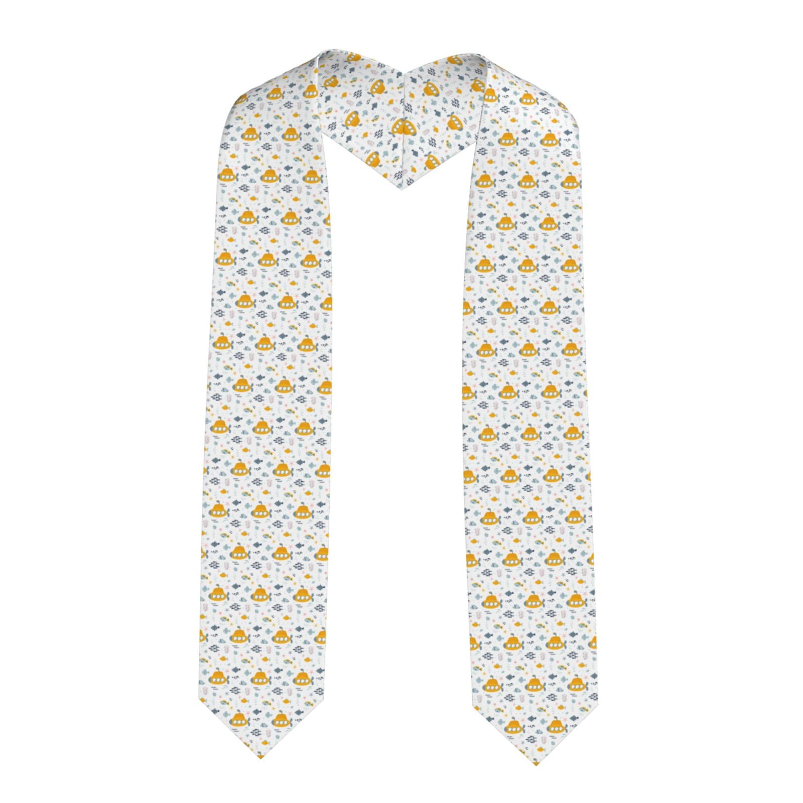 Fuzoiu Submarine Ship Print Graduation Sash,Graduation Stole,Unisex ...