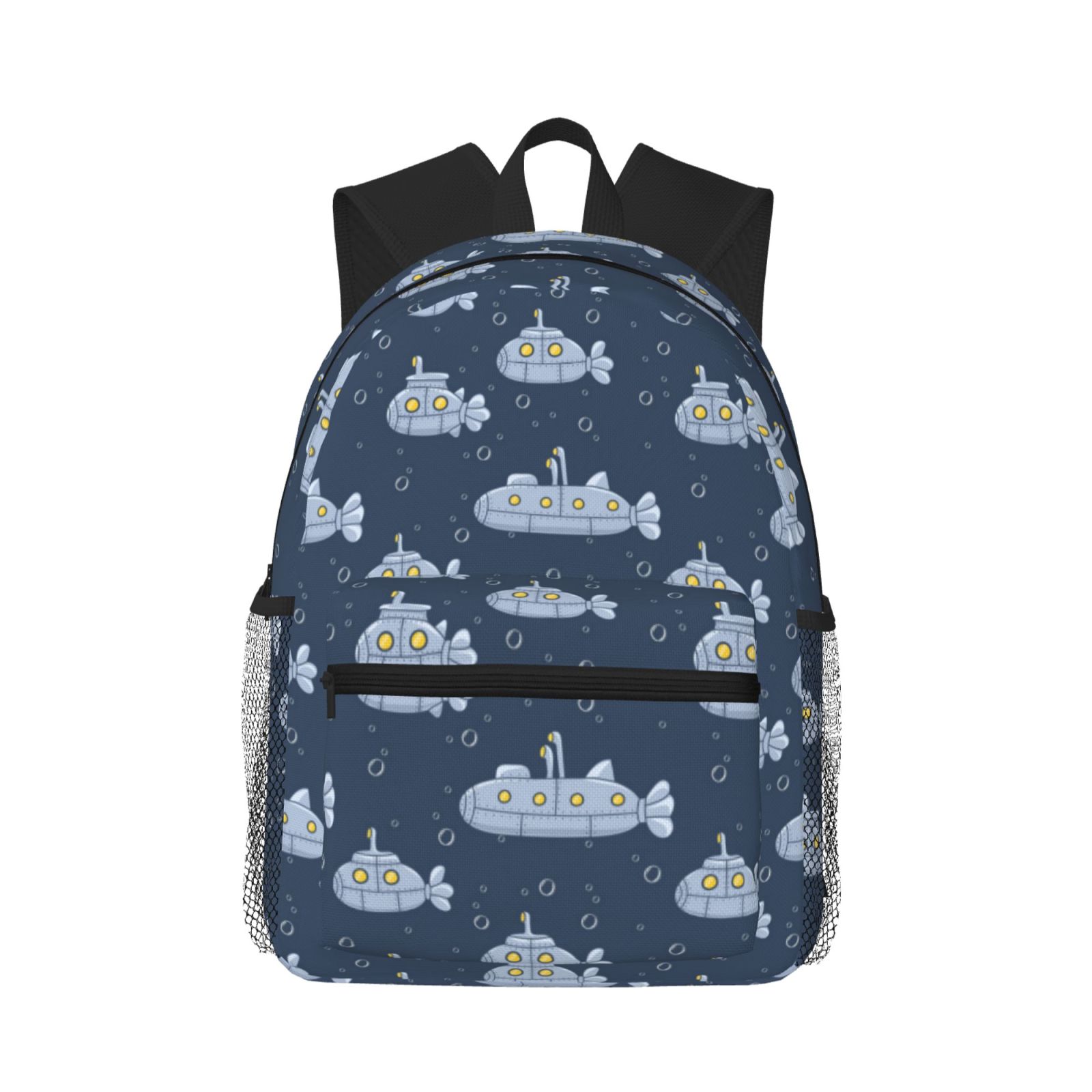 Fuzoiu Submarine With Periscope Print School Backpack for Teens,Large ...