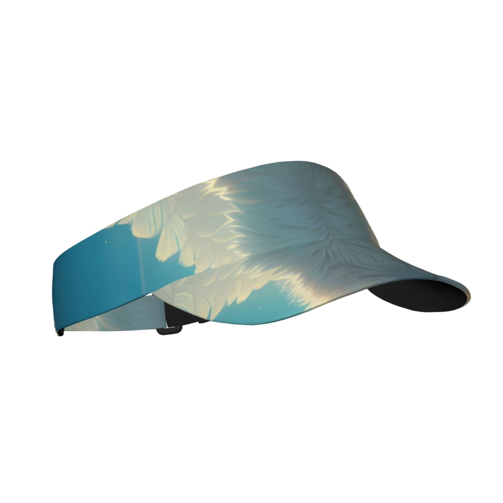 Fuzoiu Sunshine Cute Winged Cat Print Adult Sunscreen Visor Cap ...