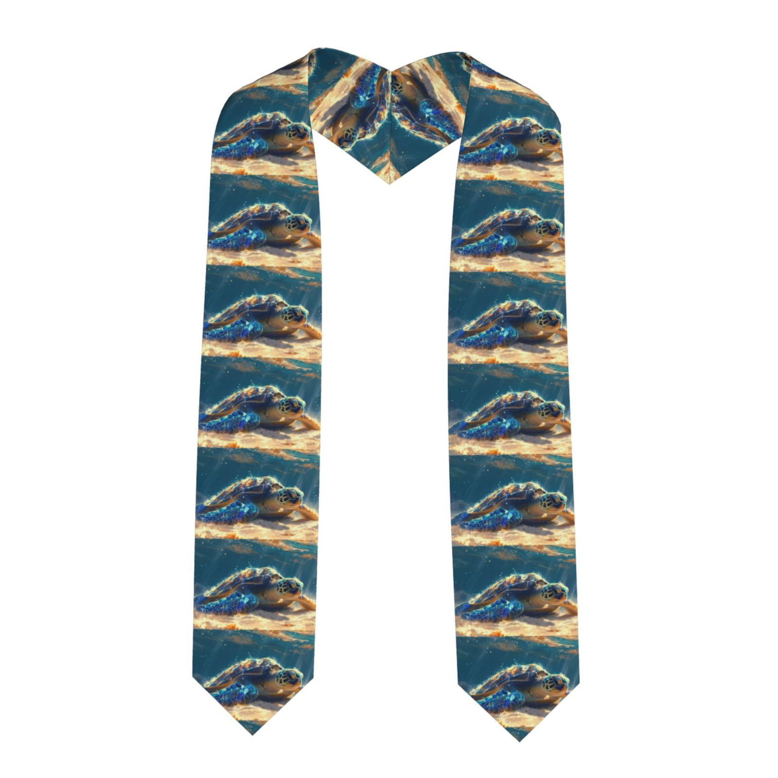 Fuzoiu Sunshine Underwater Sand Turtle Print Graduation Sash,Graduation ...