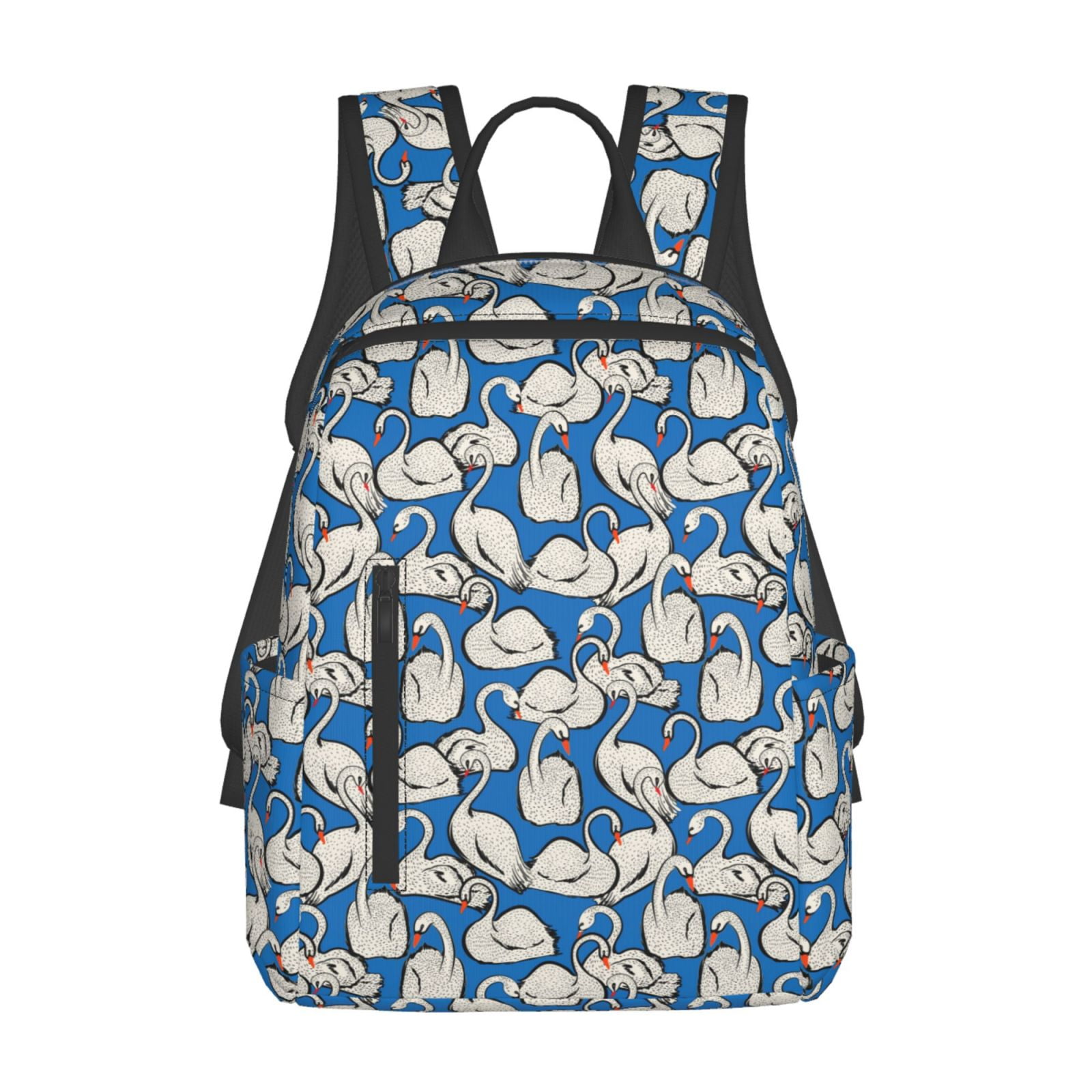 Fuzoiu Swan Birds Print Lightweight Daypack,Weekender Bag for Men and ...