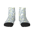 Fuzoiu Tennis Rackets And Balls Print Adult Socks, Crew Moisture ...