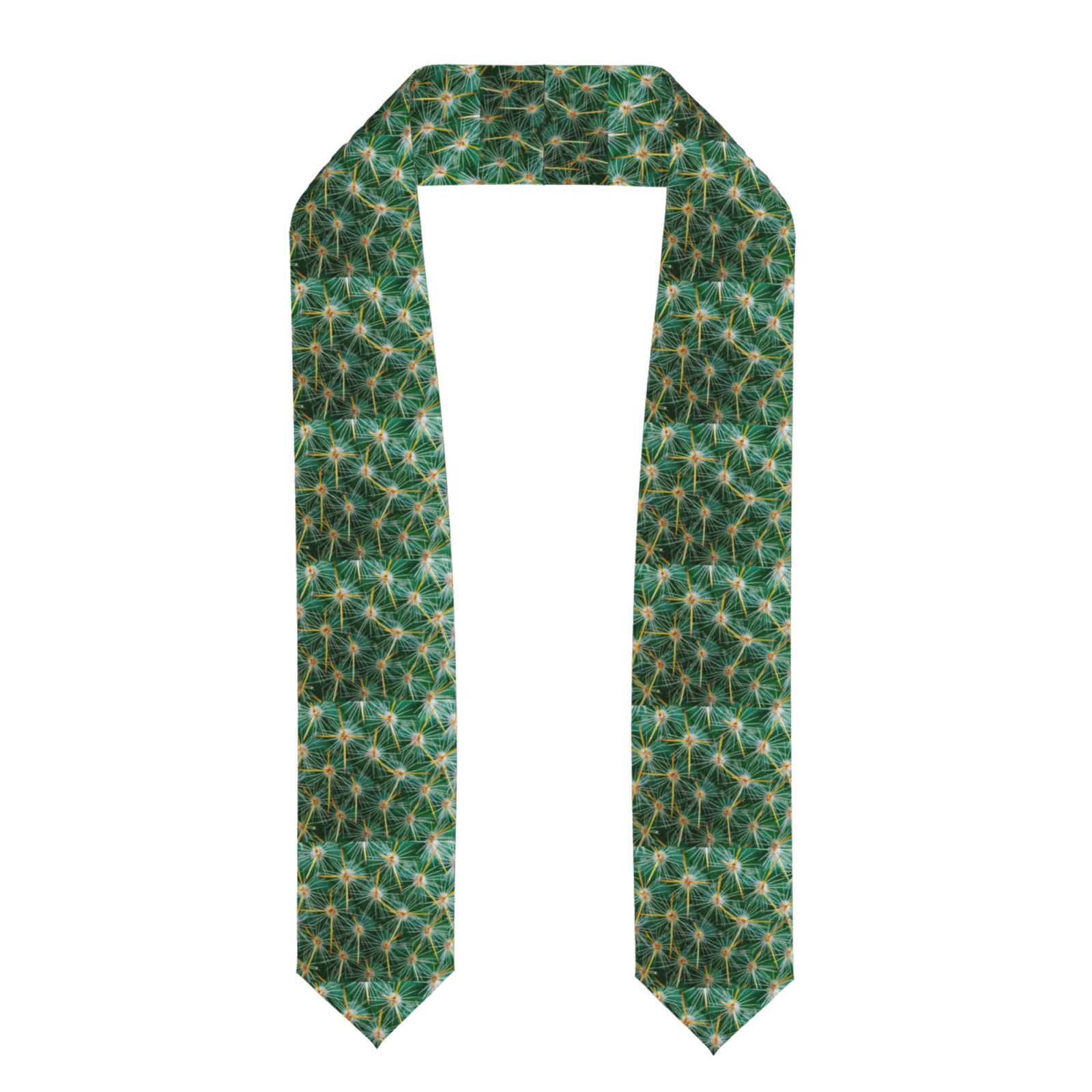 Fuzoiu Thorns Of Macro Cactus Print Graduation Sash,Graduation Stole ...