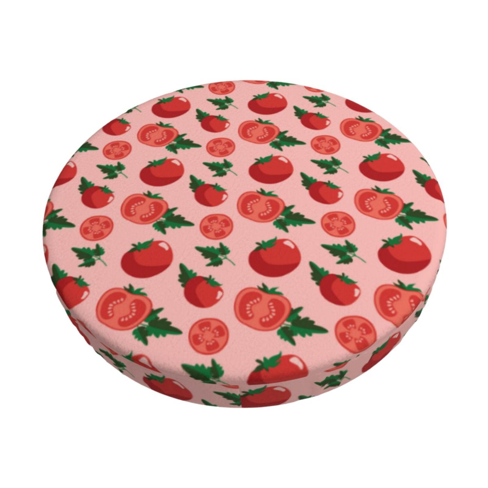 Fuzoiu Tomatoes Print Bar Stool Cushions, Super Breathable Round Bar ...