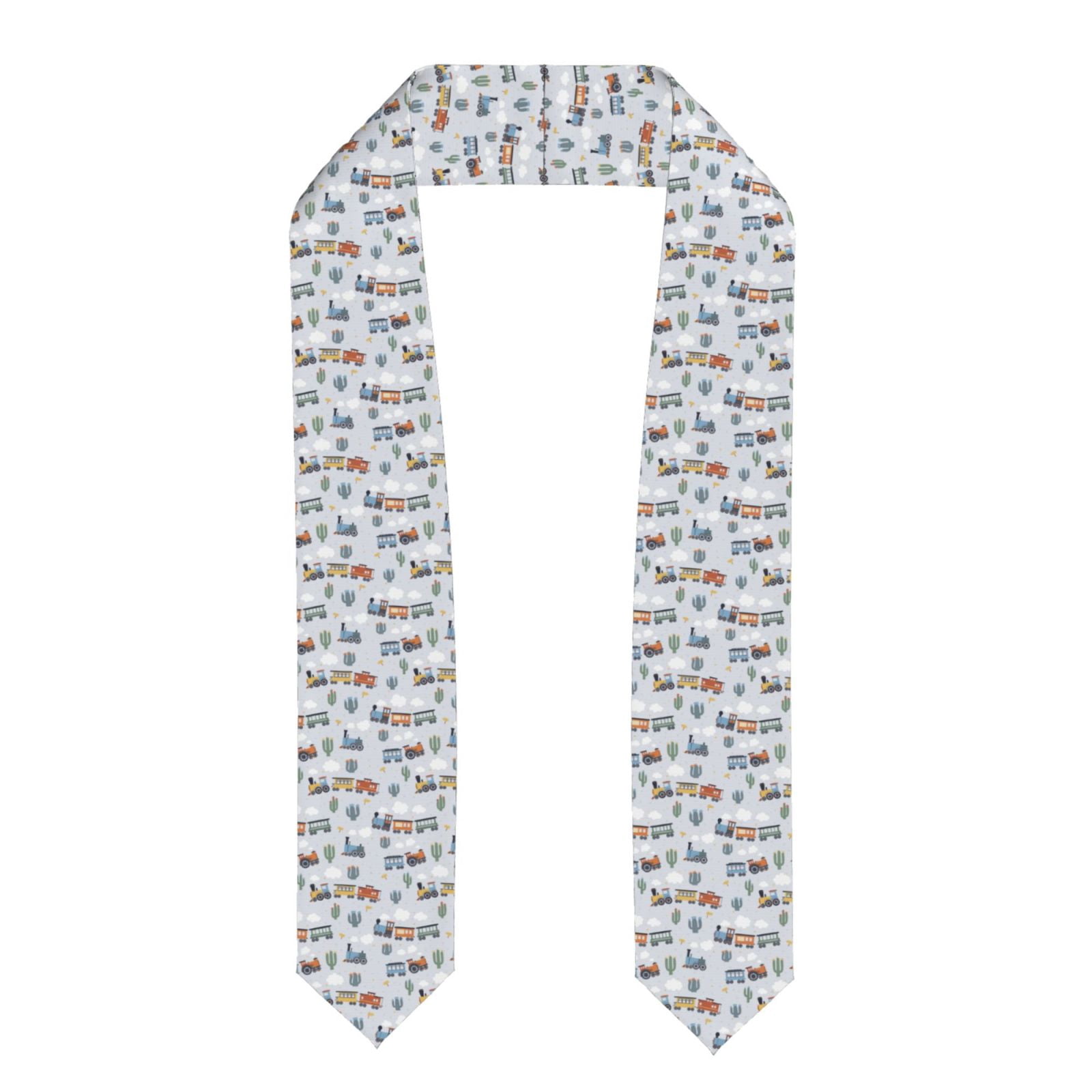Fuzoiu Trains And Cactuse Print Graduation Sash,Graduation Stole,Unisex ...