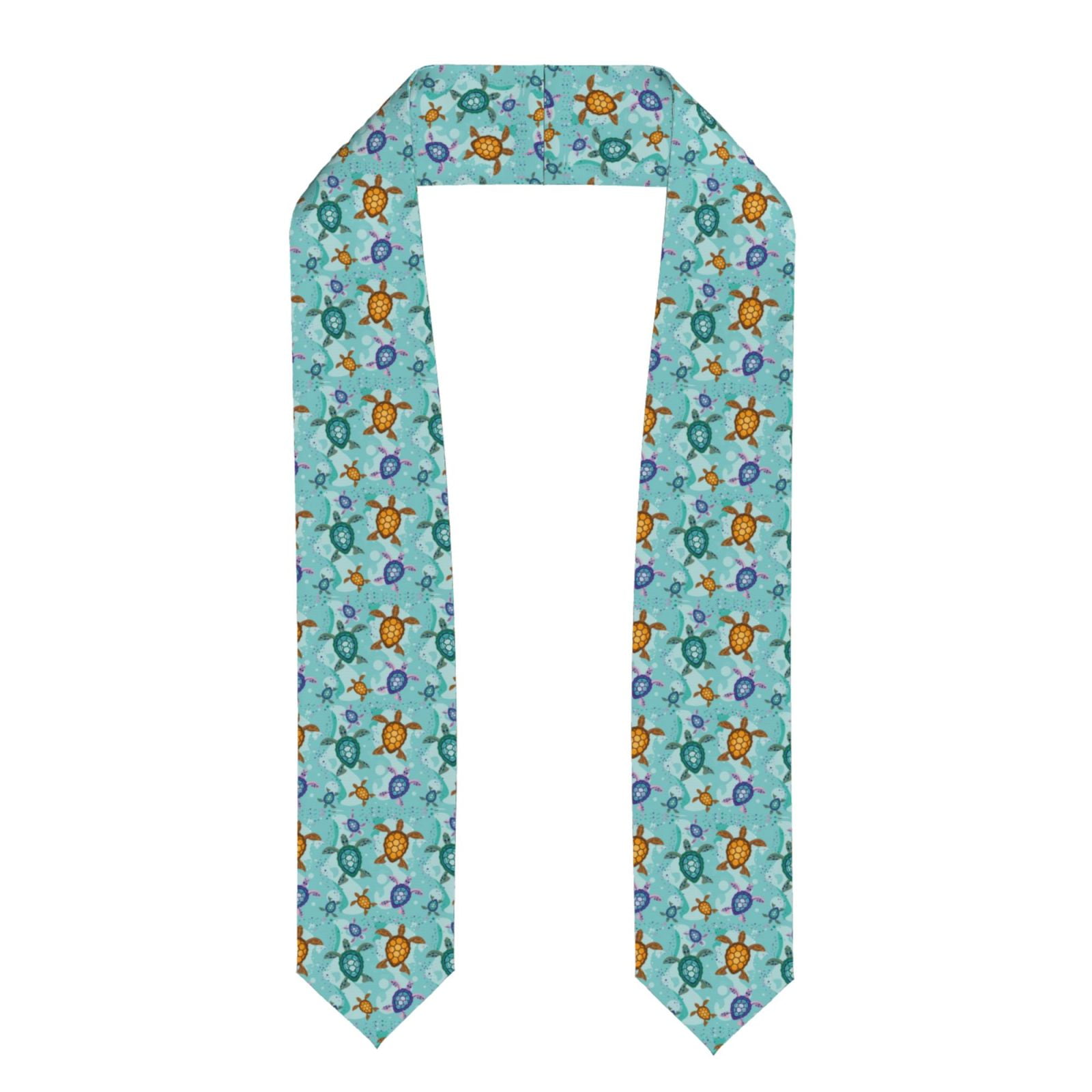Fuzoiu Turtles And Sea Print Graduation Sash,Graduation Stole,Unisex ...