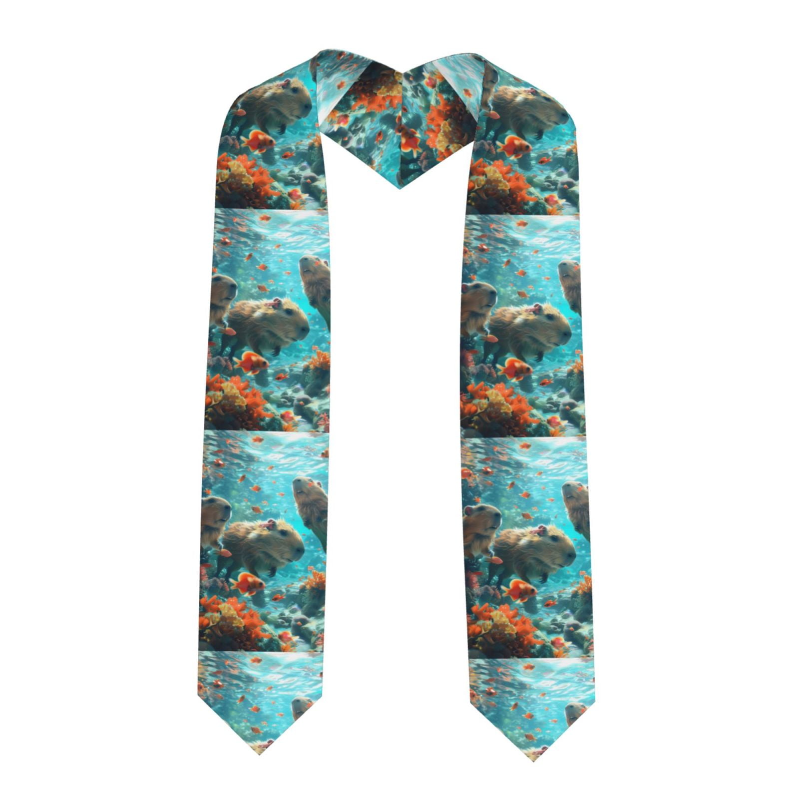 Fuzoiu Underwater Swimming Guinea Pig Print Graduation Sash,Graduation ...