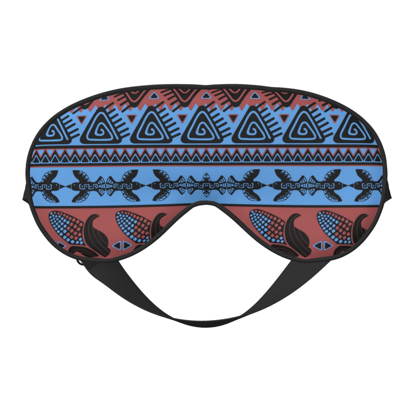 Fuzoiu Vintage Corn Pattern in Red Blue Print Sleep Masks,Eye Masks ...