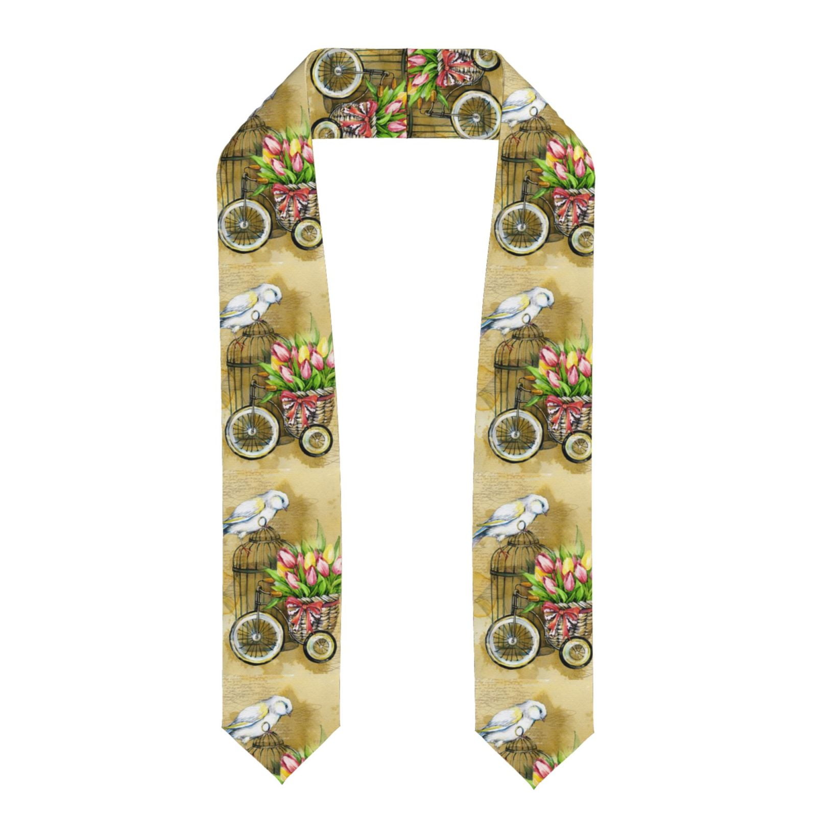 Fuzoiu Watercolor Canary Bird Print Graduation Sash,Graduation Stole ...