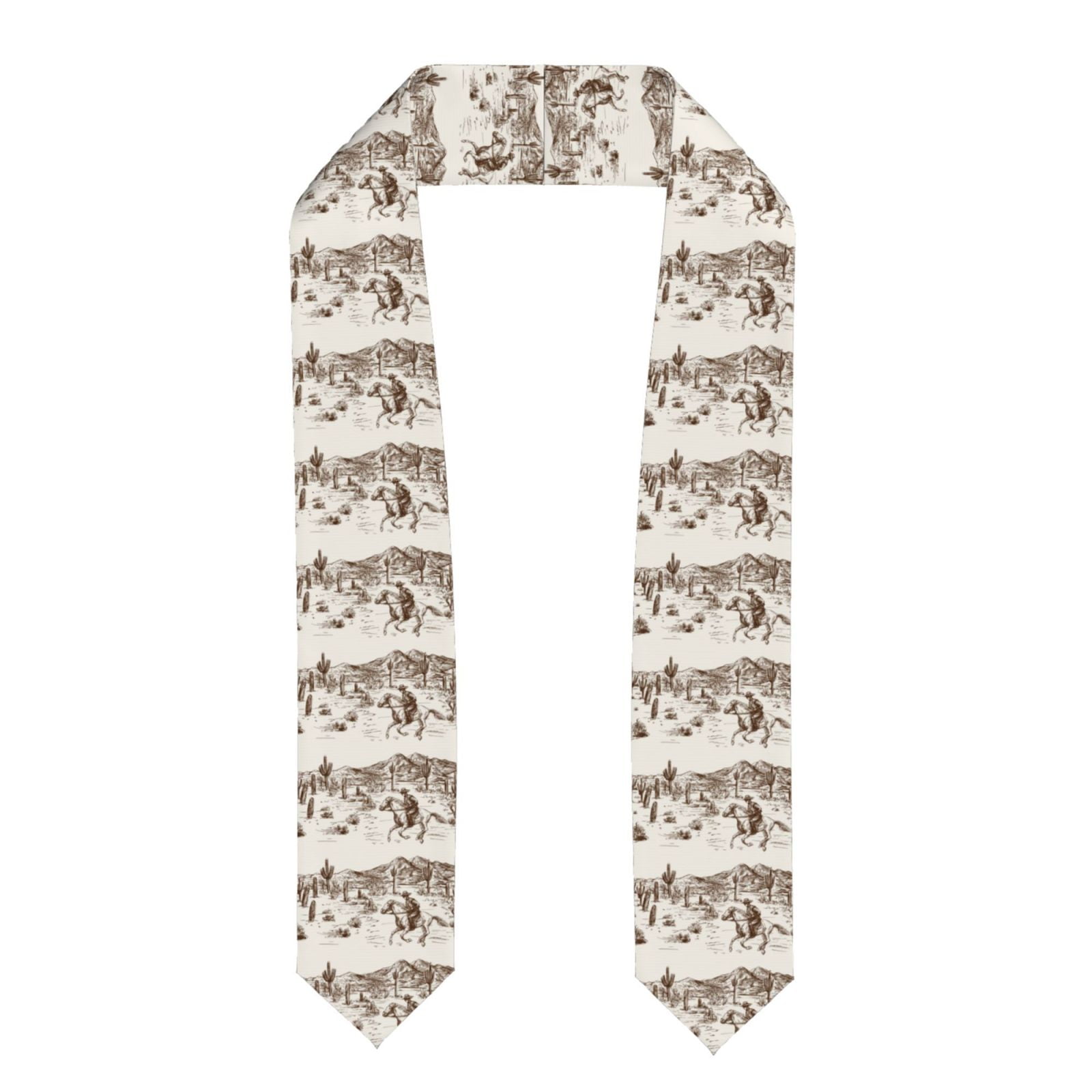 Fuzoiu Western Desert Cowboys3 Print Graduation Sash,Graduation Stole ...