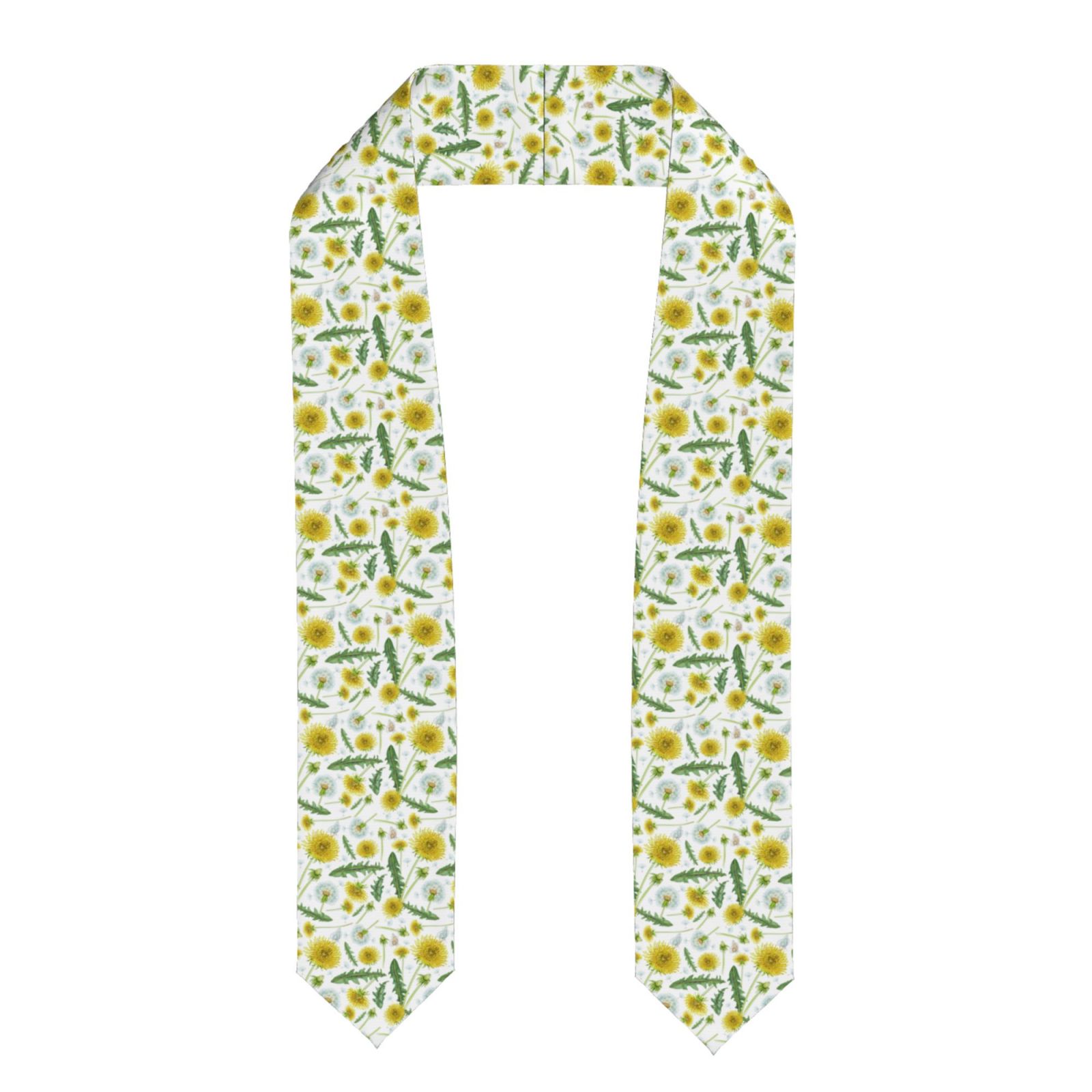 Fuzoiu Yellow Dandelions Print Graduation Sash,Graduation Stole,Unisex ...