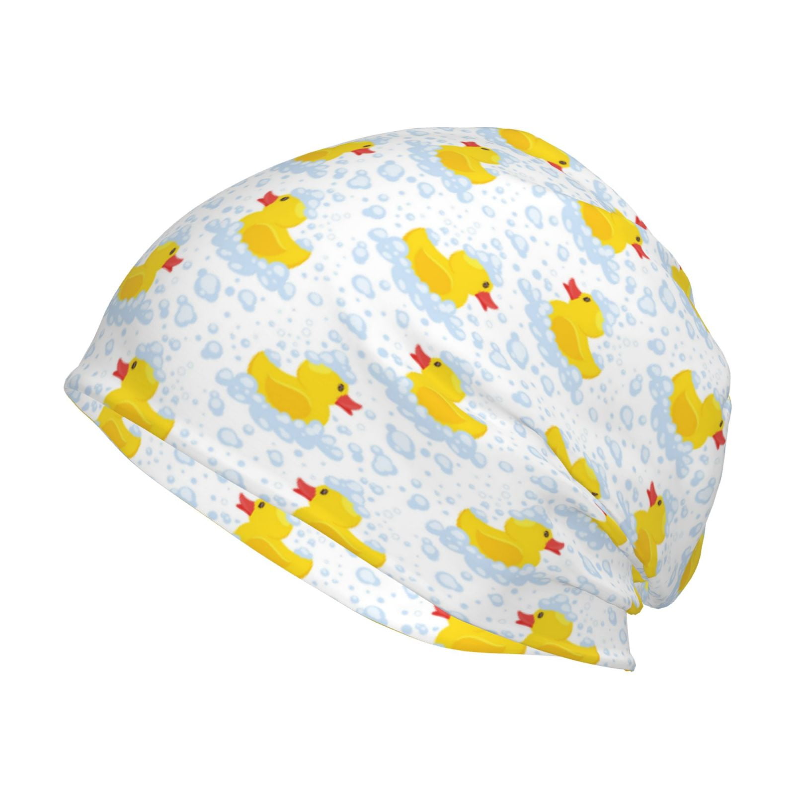 Fuzoiu Yellow Rubber Duck Print Winter Beanie Hat for Men & Women,Warm ...