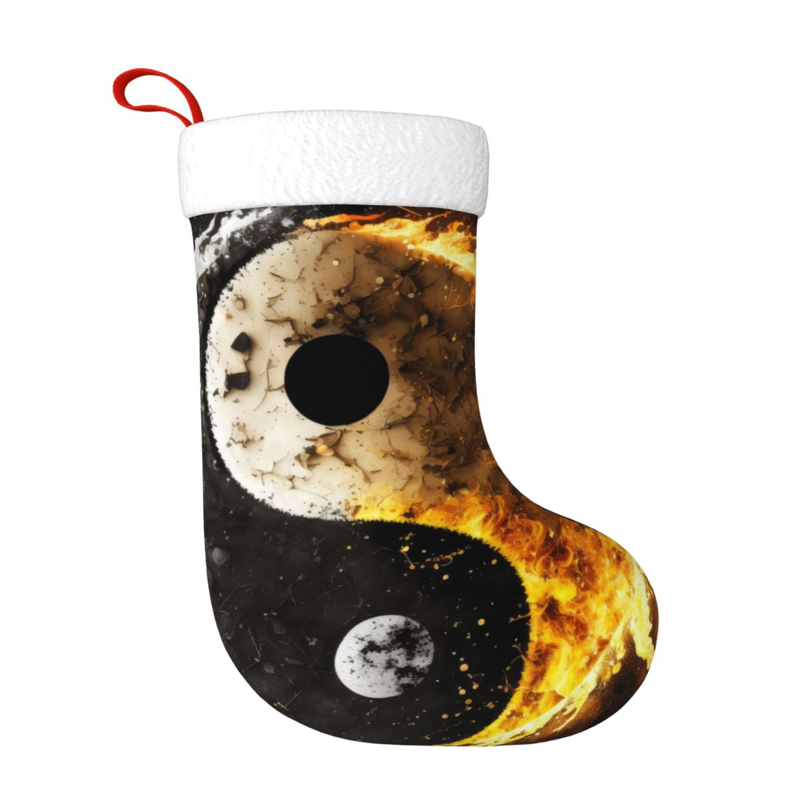 Fuzoiu Yin Yang Print Christmas Stockings, Party Supplies & Kids Gifts ...
