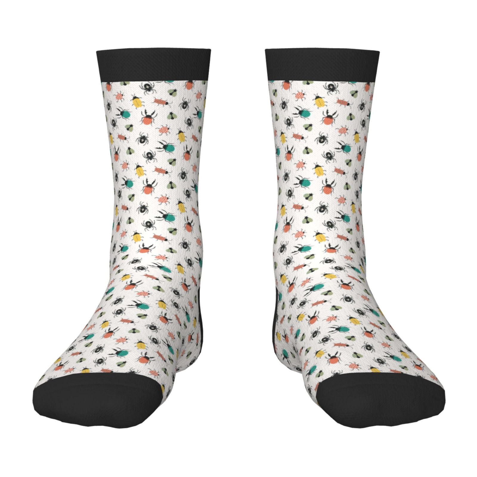 Fuzoiu colorful doodle insects Print Kids Socks For Boys Girls,Grip ...