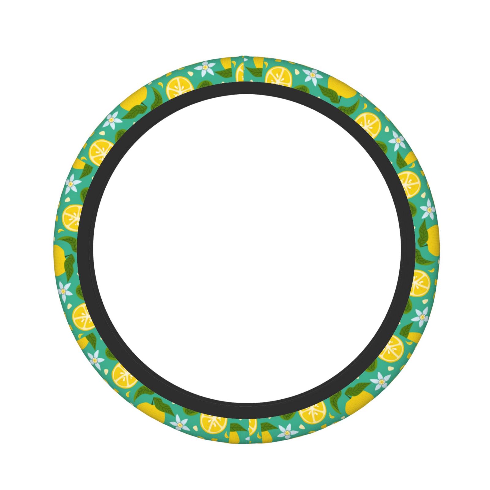 Fuzoiu fruits Print Elastic Stretch Steering Wheel Cover, Universal 15 ...