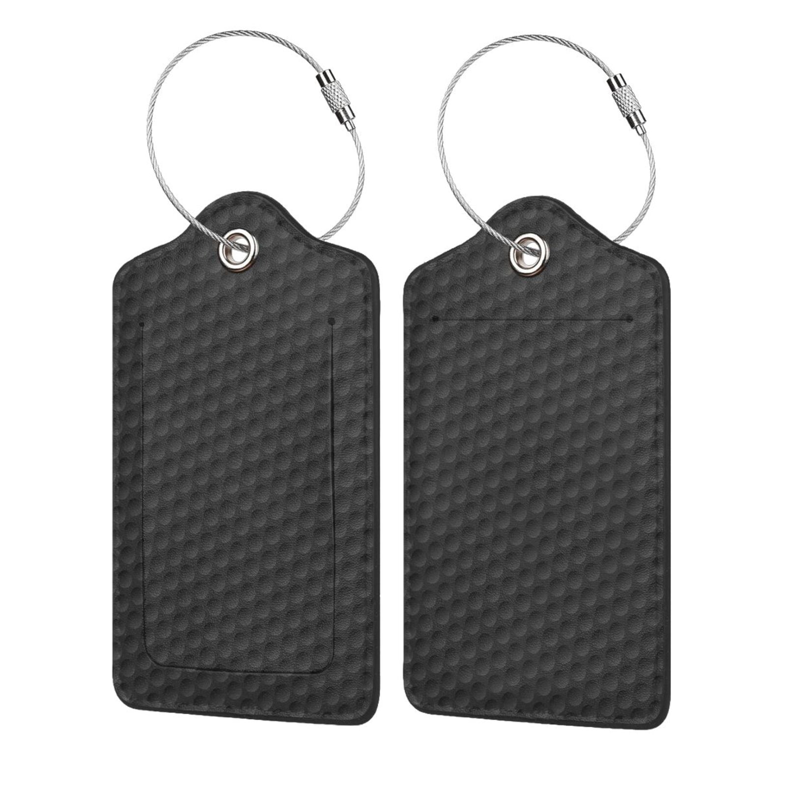 Fuzoiu golf balls Print Premium Leather Luggage Tag,Travel Accessory ...